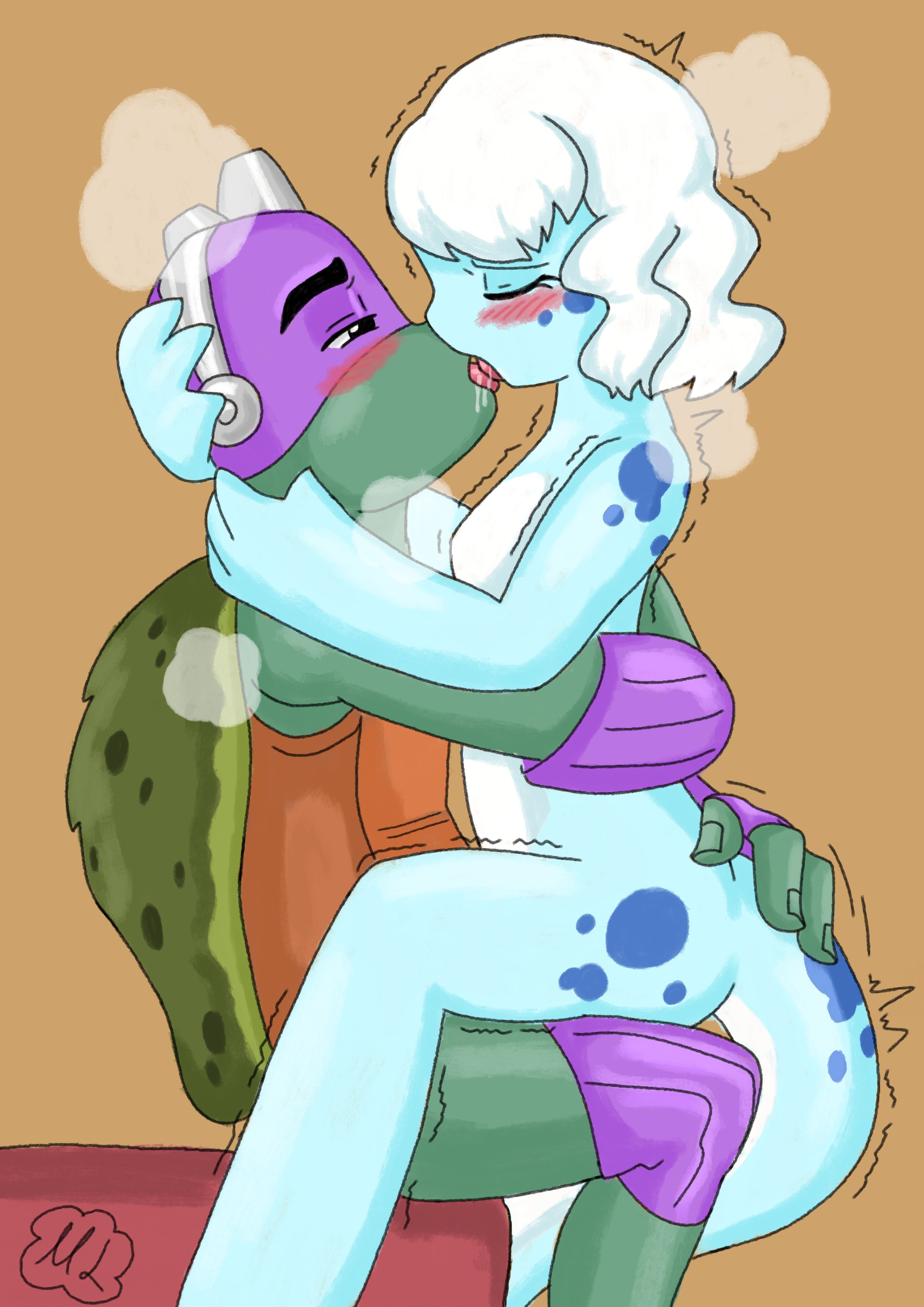 Rule 34 Blush Donatello Female Kissing Oc Rise Of The Teenage Mutant 1265