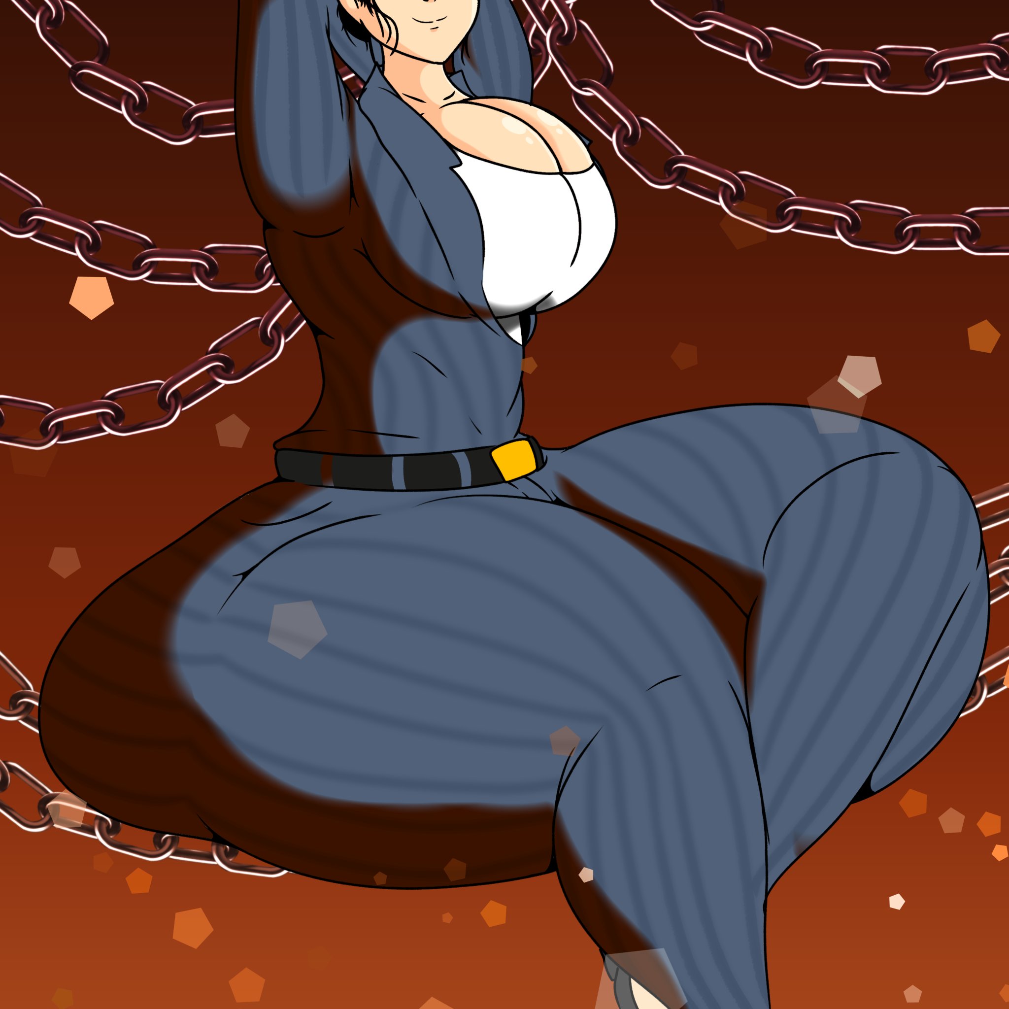 Rule 34 1girls Breasts Cgkey1 Dbd Dead By Daylight Jane Romero Large Breasts Massive Thighs