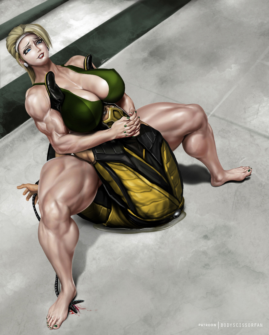 Rule 34 2d Big Breasts Bodyscissorfan Camel Clutch Femdom Mortal