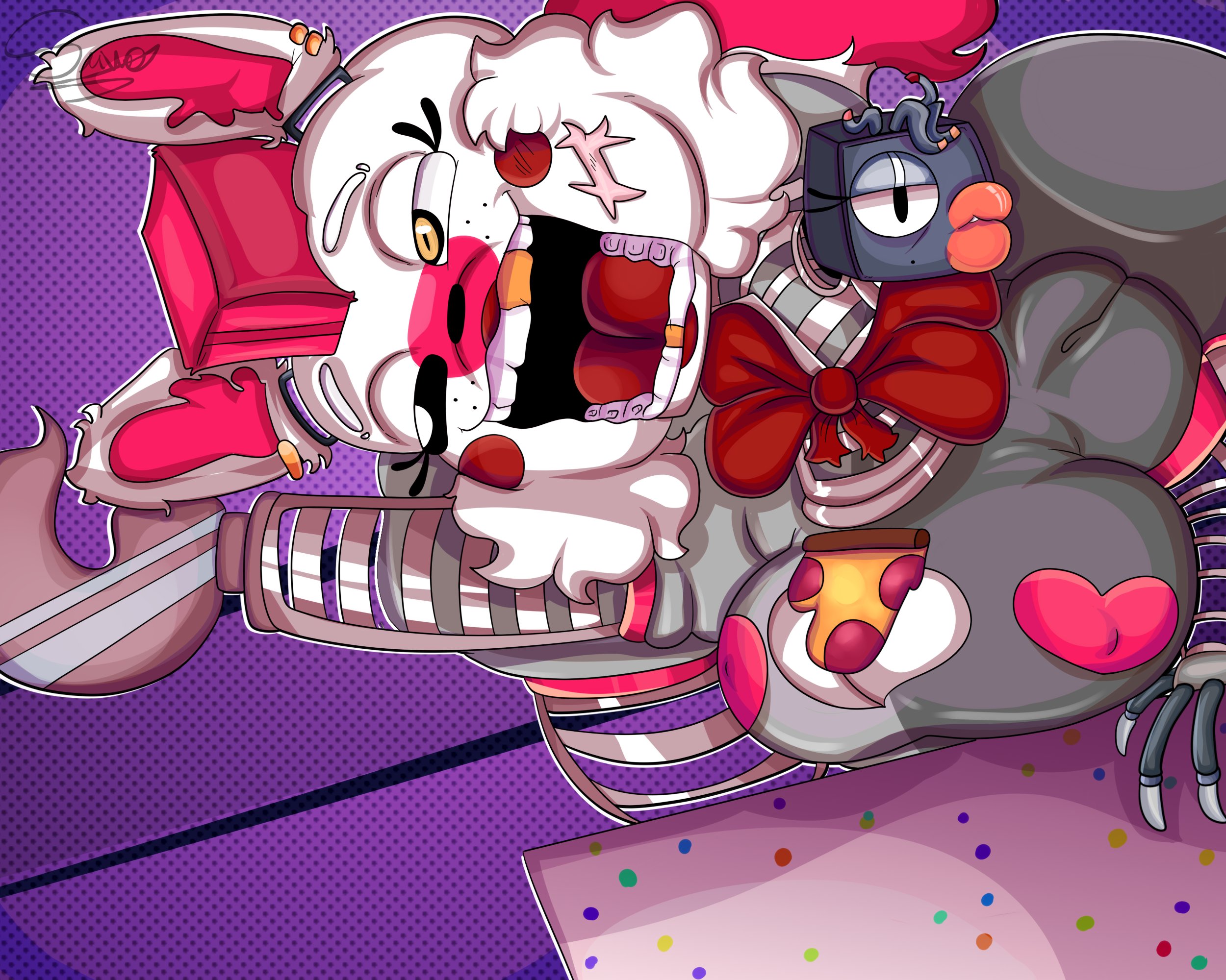 Rule 34 2 Heads Breasts Conjoined Five Nights At Freddys Five Nights