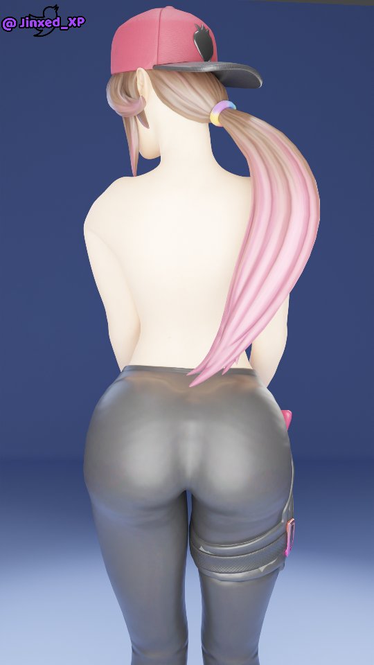 Rule 34 3d 3d Artwork Back View Female Fortnite Fortnite Battle