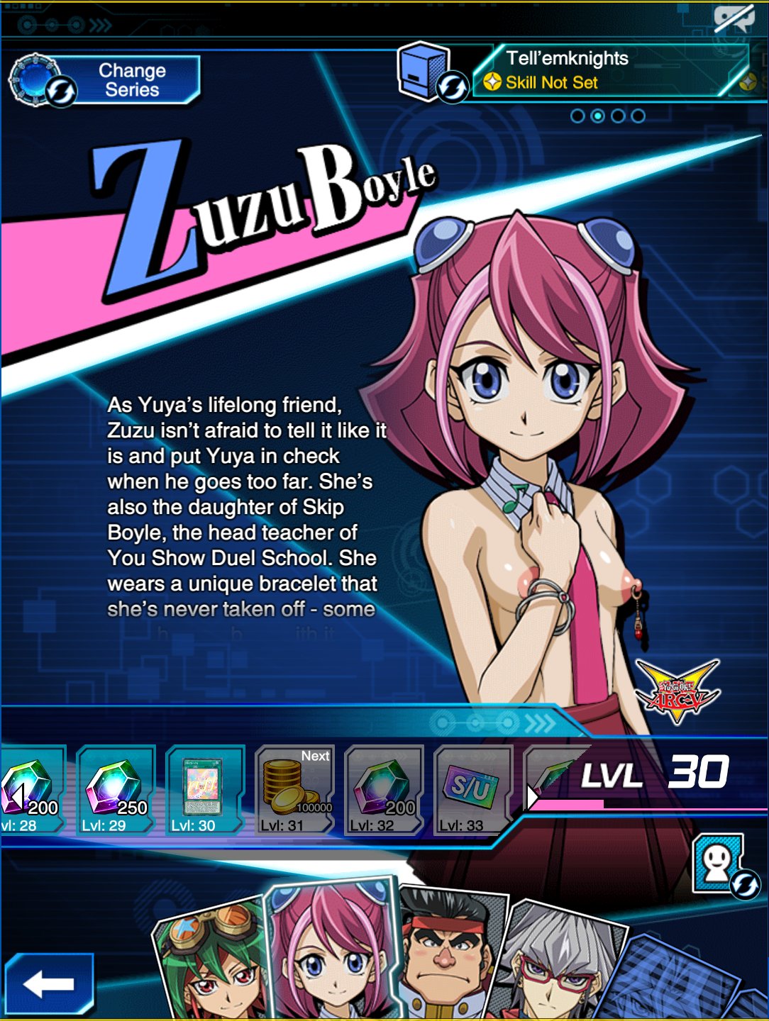 Rule 34 Blue Eyes Breasts Casual Casual Nudity Casual Topless Collar Female Hiiragi Yuzu Mod
