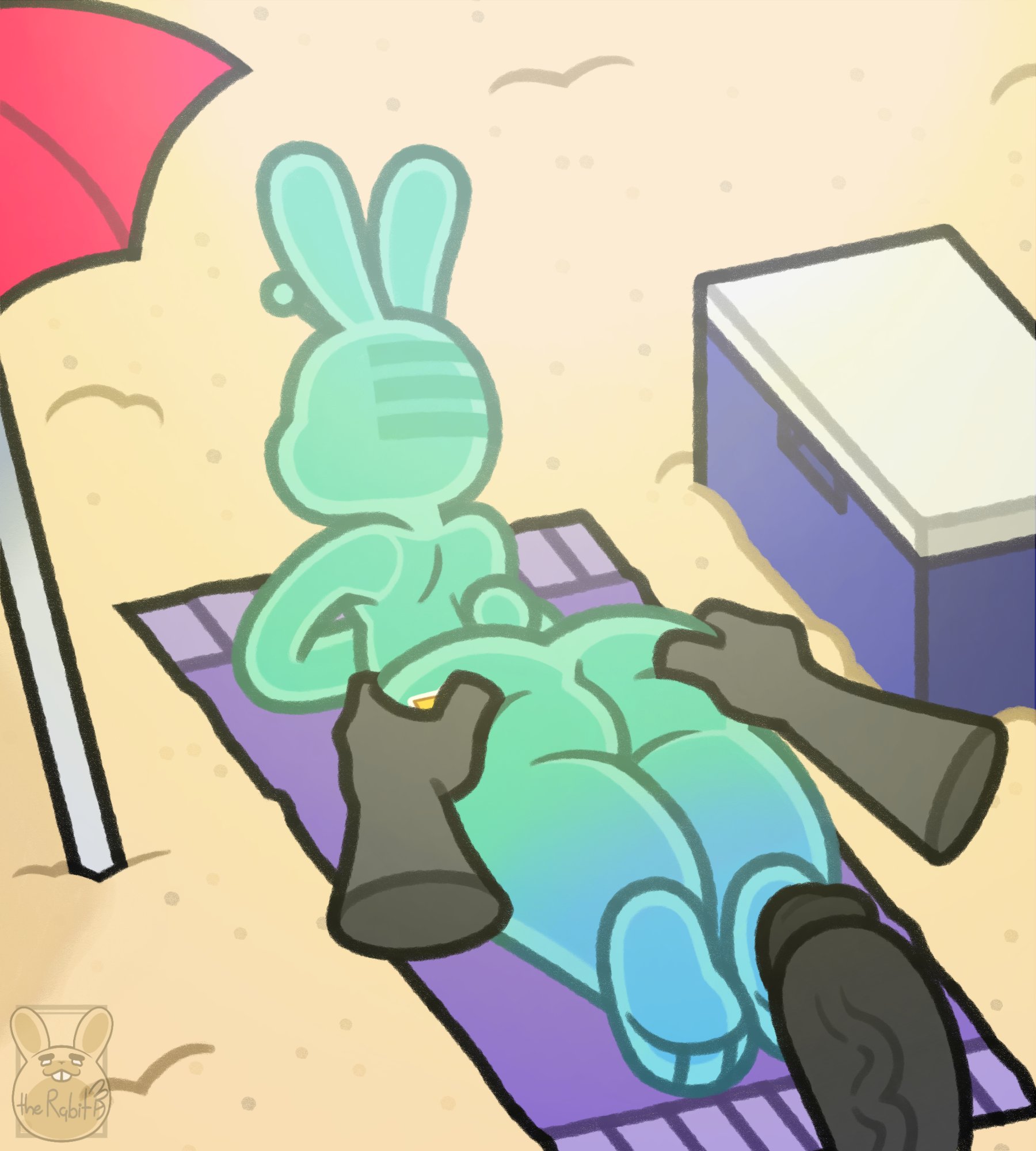 Rule 34 Al3 Alien Anon Anthro Ass Back Beach Big Ass Big Butt Bubble