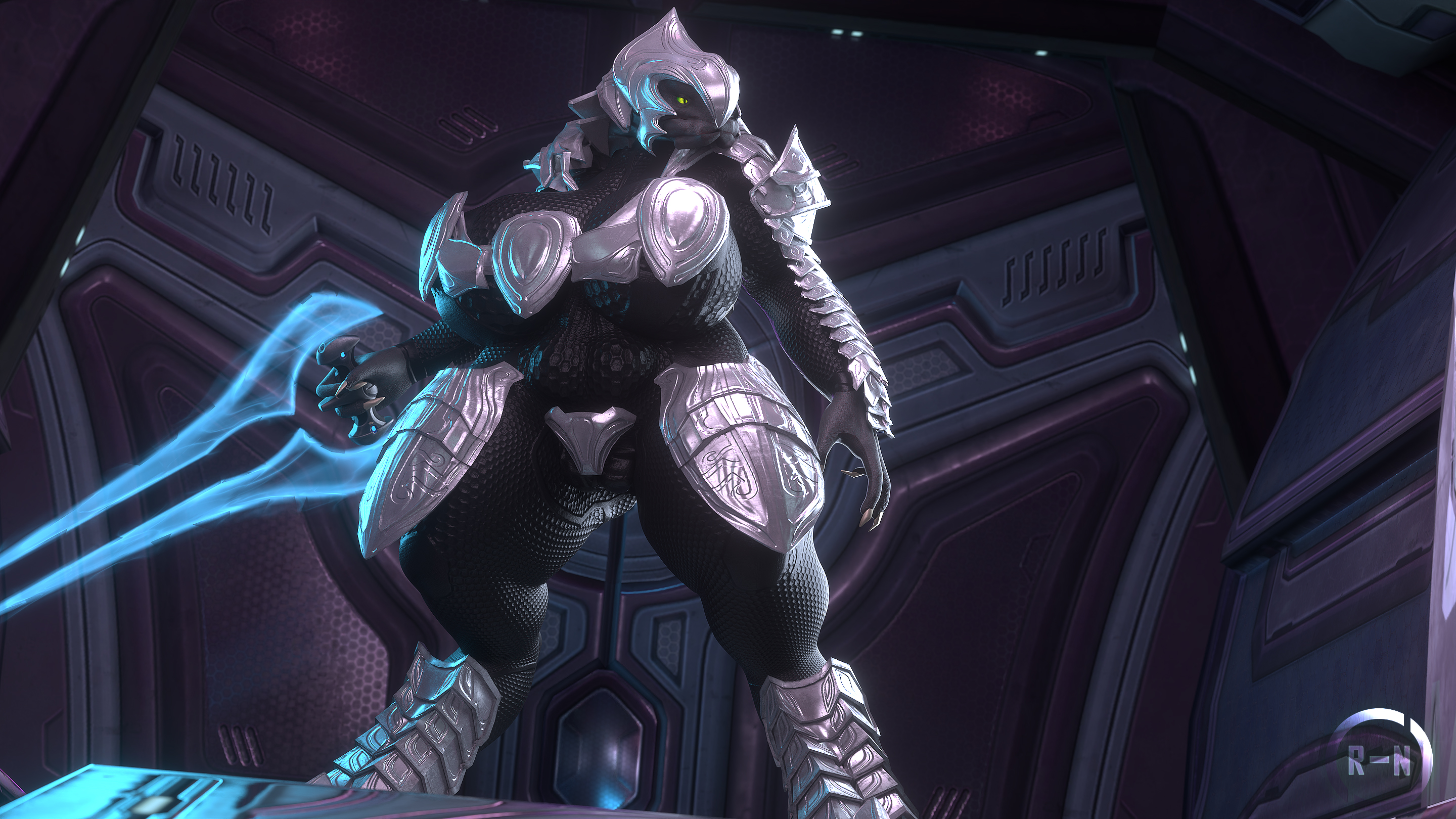 Rule 34 1girls 3d Absurd Res Arbiter Arbiter Halo Armor Armored Female Big Ass Big Breasts