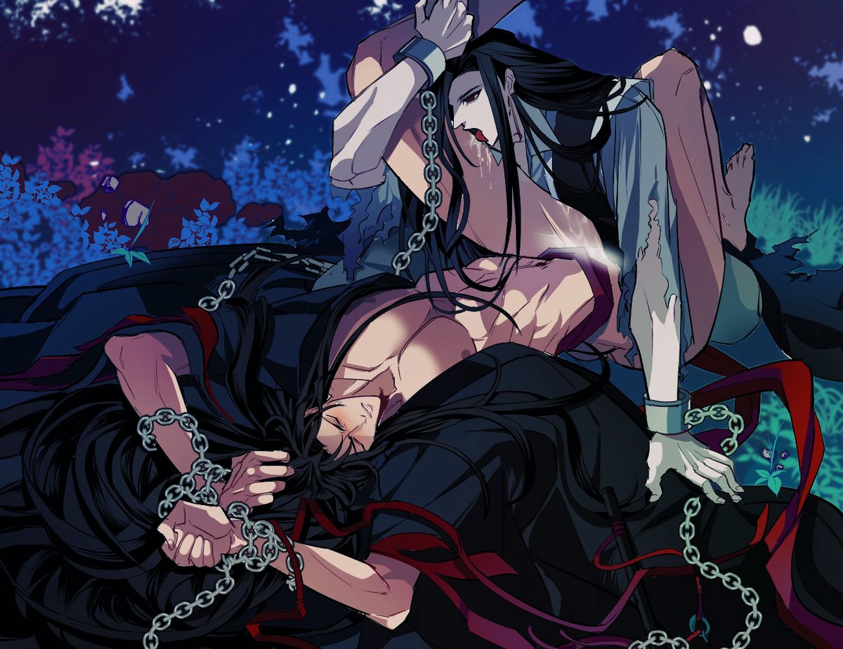 Rule 34 Anal Sex Bishonen Black Hair Black Hanfu Black Robe Chained