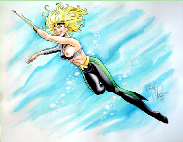 Rule 34 1girls Aquaman Aquaman Series Blonde Hair Breasts Dc Dc
