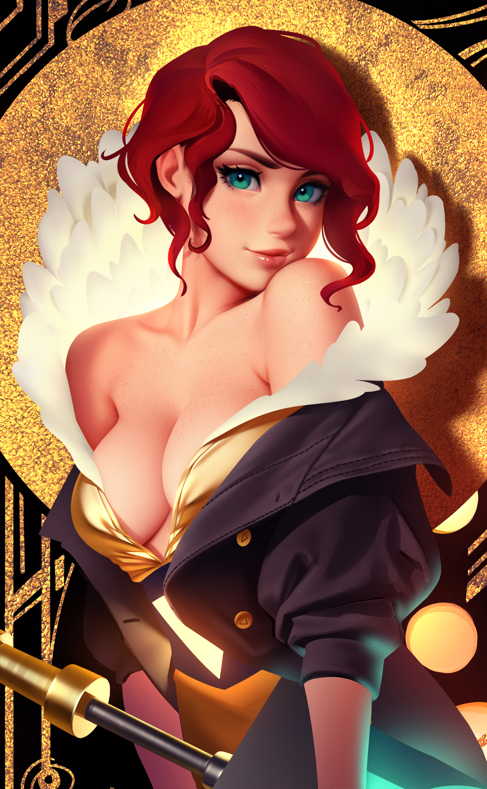 Rule 34 1girls 2022 2d 2d Artwork Art Nouveau Bare Shoulders Big 2797