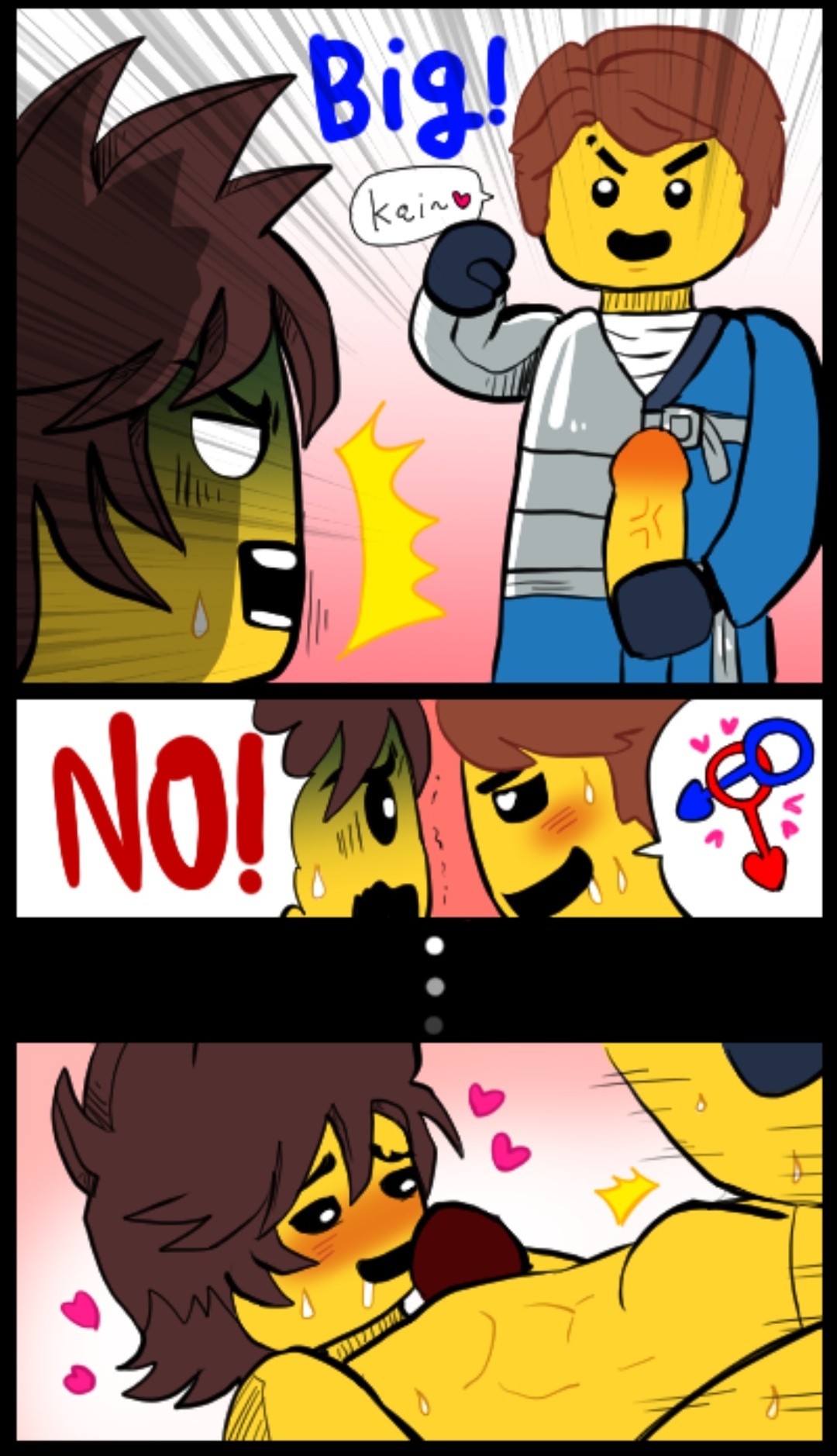 Rule 34 Boy Gay Jay Ninjago Kai Ninjago Lego Lego Anatomy Male 7796
