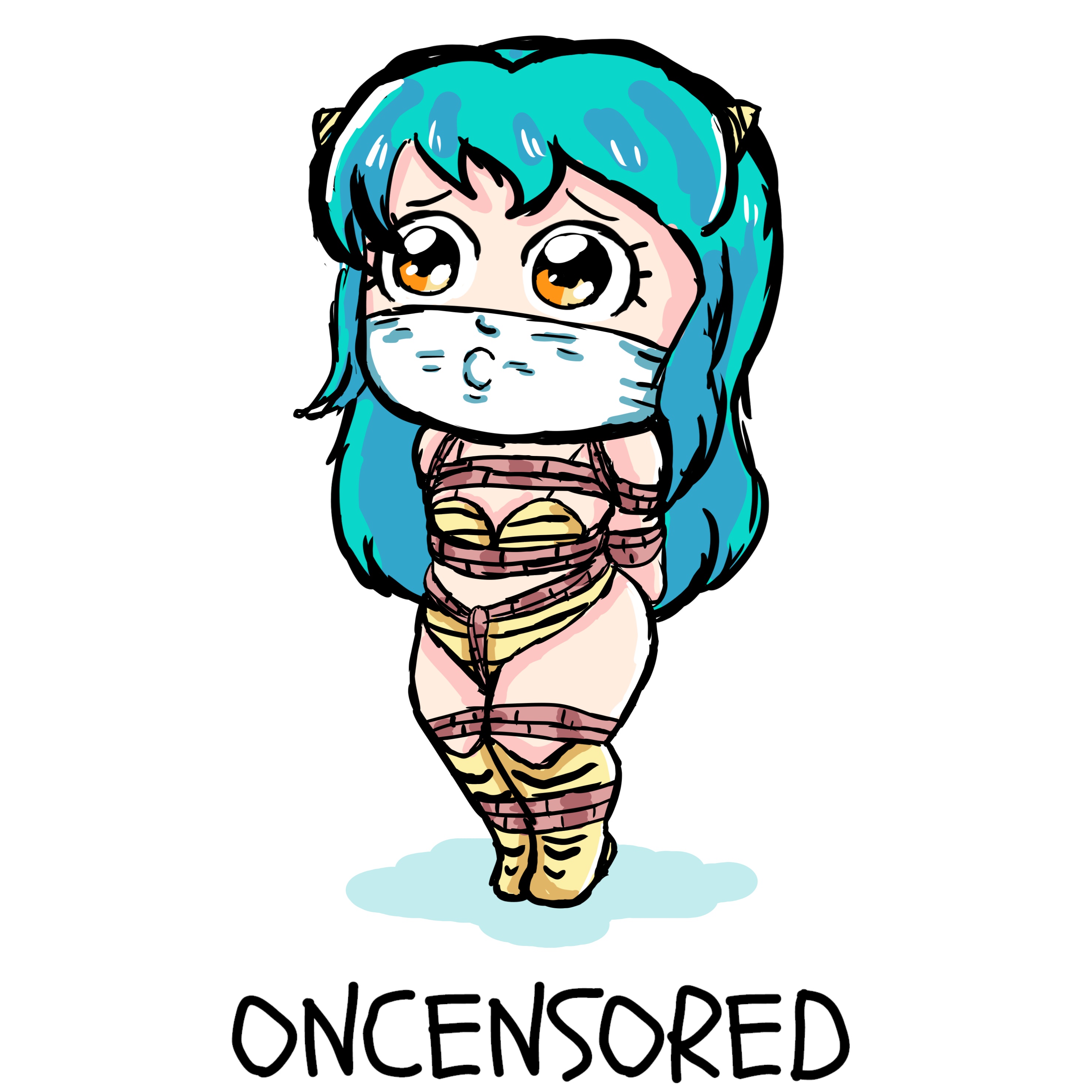 Rule 34 Anime Bondage Female Gagged Kawaii Lum Oncensored Over The