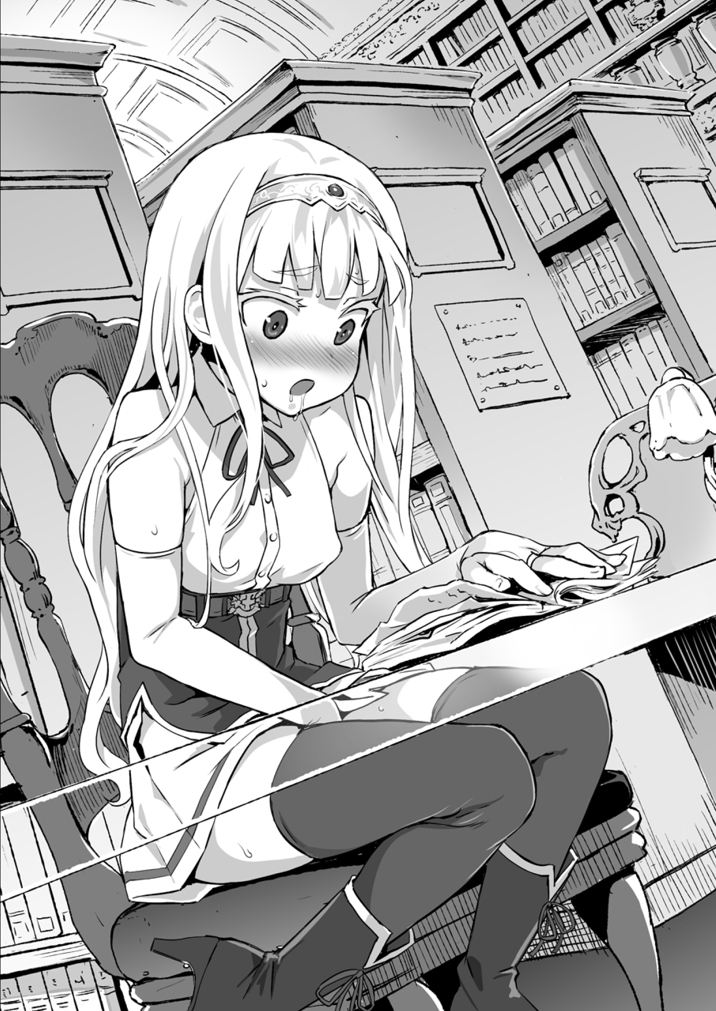 Rule 34 1girls Asanagi Black And White Blush Clothed Clothed 7878