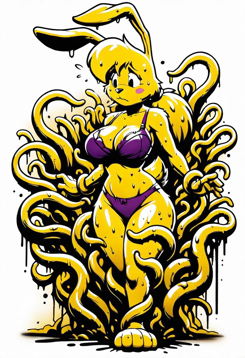 Rule 34 Ai Generated Blush Female Female Only Furry Jazz Jackrabbit Series Lori Jackrabbit