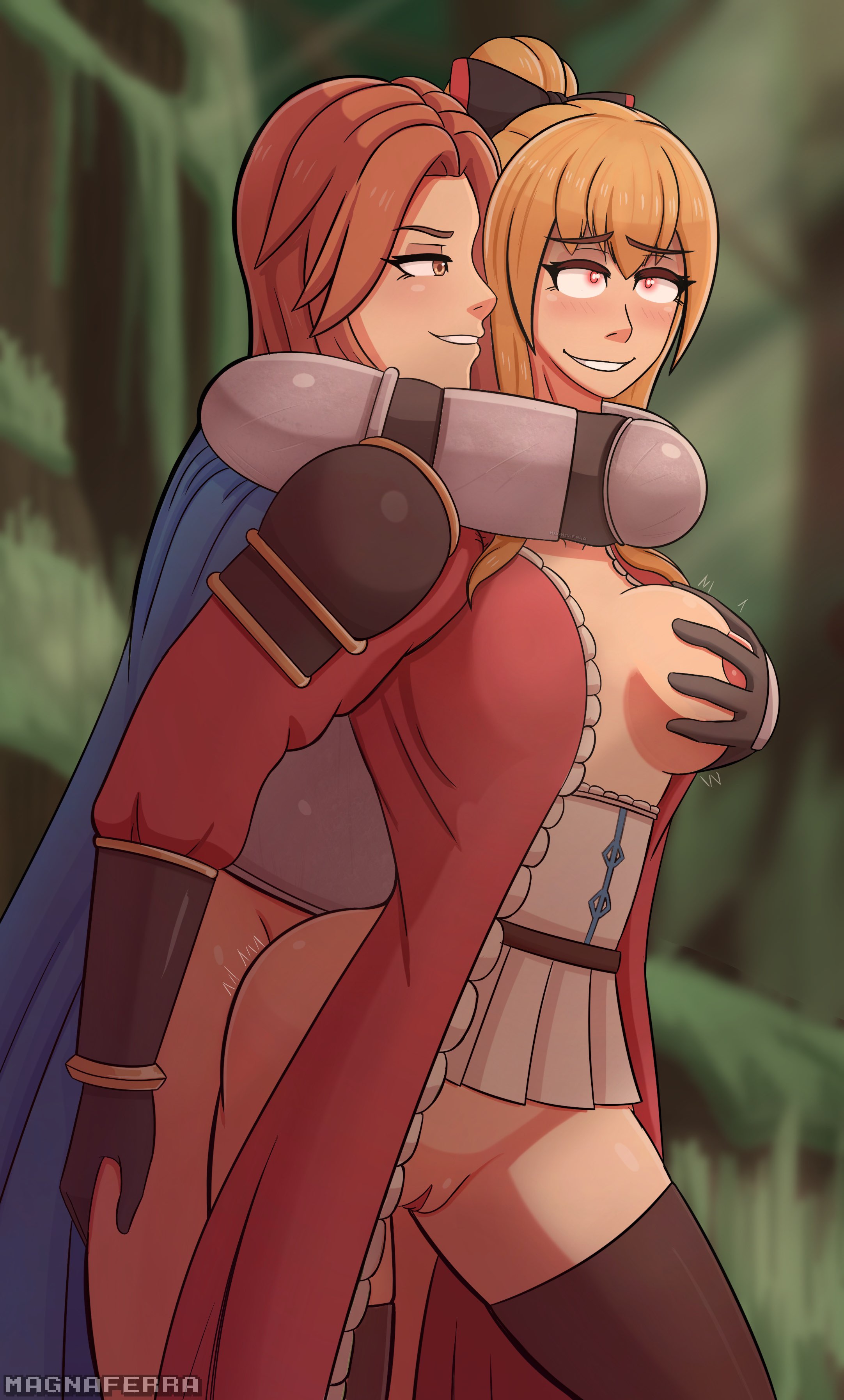 Rule 34 1futa 1girls Ahe Gao Anal Areolae Arm Around Neck Big Breasts
