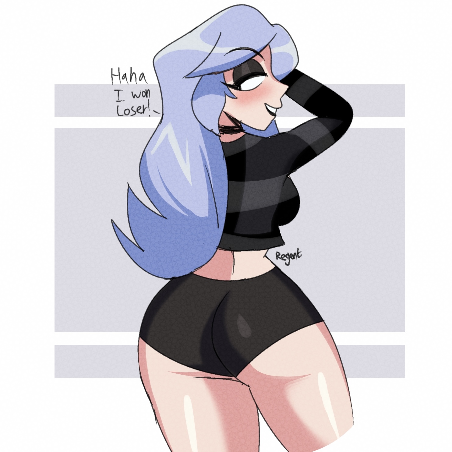 Rule 34 Blue Hair Female Female Only Oc Original Original Character 5106