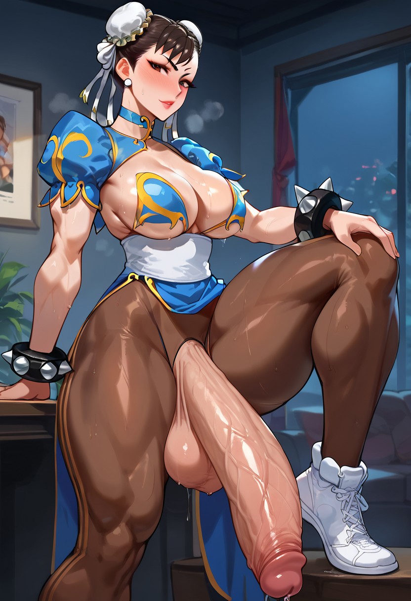 Rule 34 1futa Ai Generated Big Balls Blush Chun Li Futanari Huge 7853
