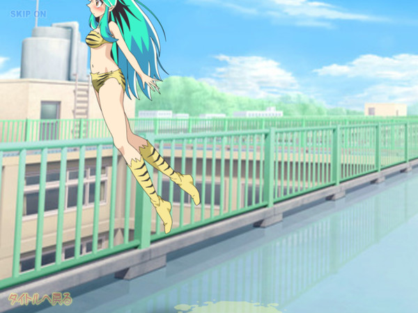 Rule 34 Bikini Flying Away Green Hair Have To Pee Japanese Text Lum