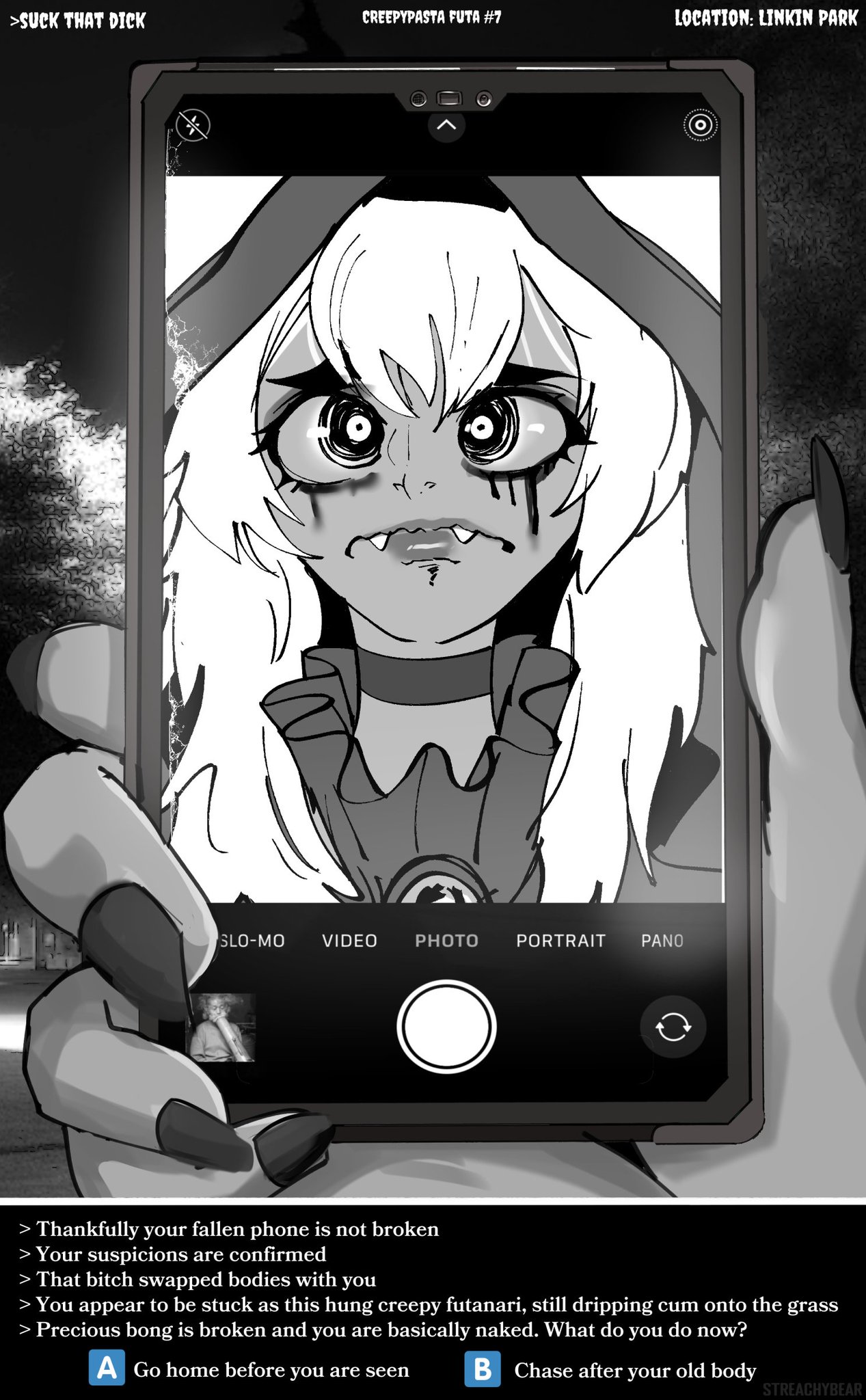 Rule 34 1futa Better Version At Source English English Text Futanari Intersex Mascara Tears