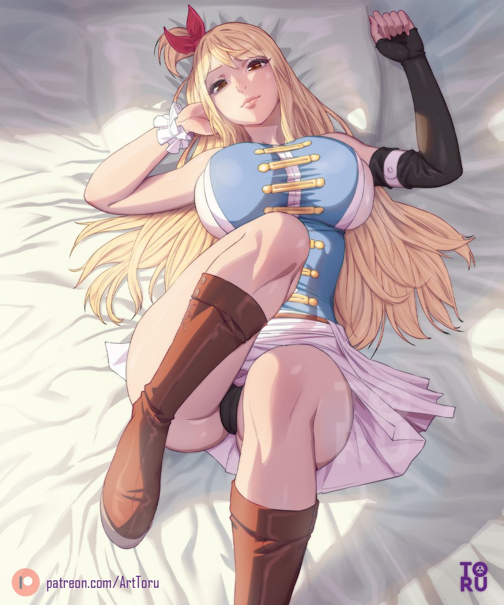 Rule 34 1girls Arttoru Black Panties Blonde Hair Breasts Clothed