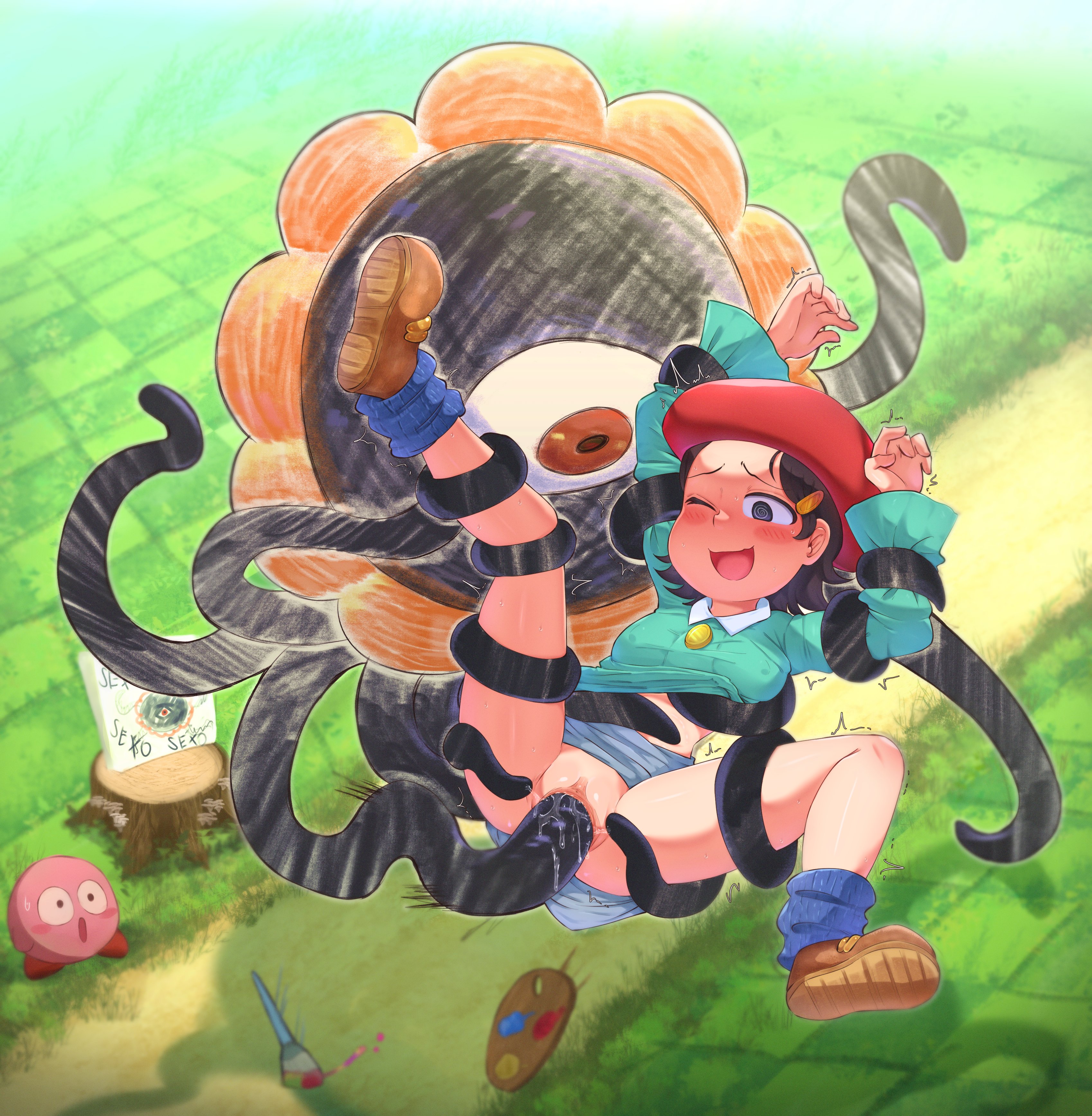 Rule 34 1girls 2022 Absurd Res Adeleine Arms Up Beret Black Hair 2170