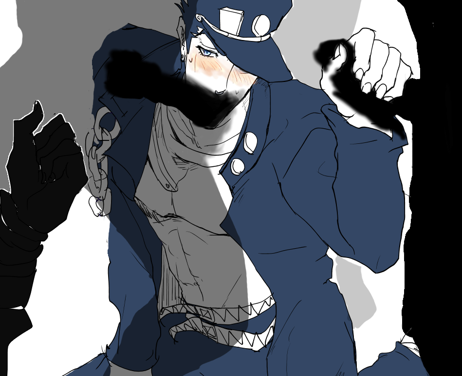 Rule 34 Censored Gay Jojos Bizarre Adventure Jotaro Kujo Male Only 8201