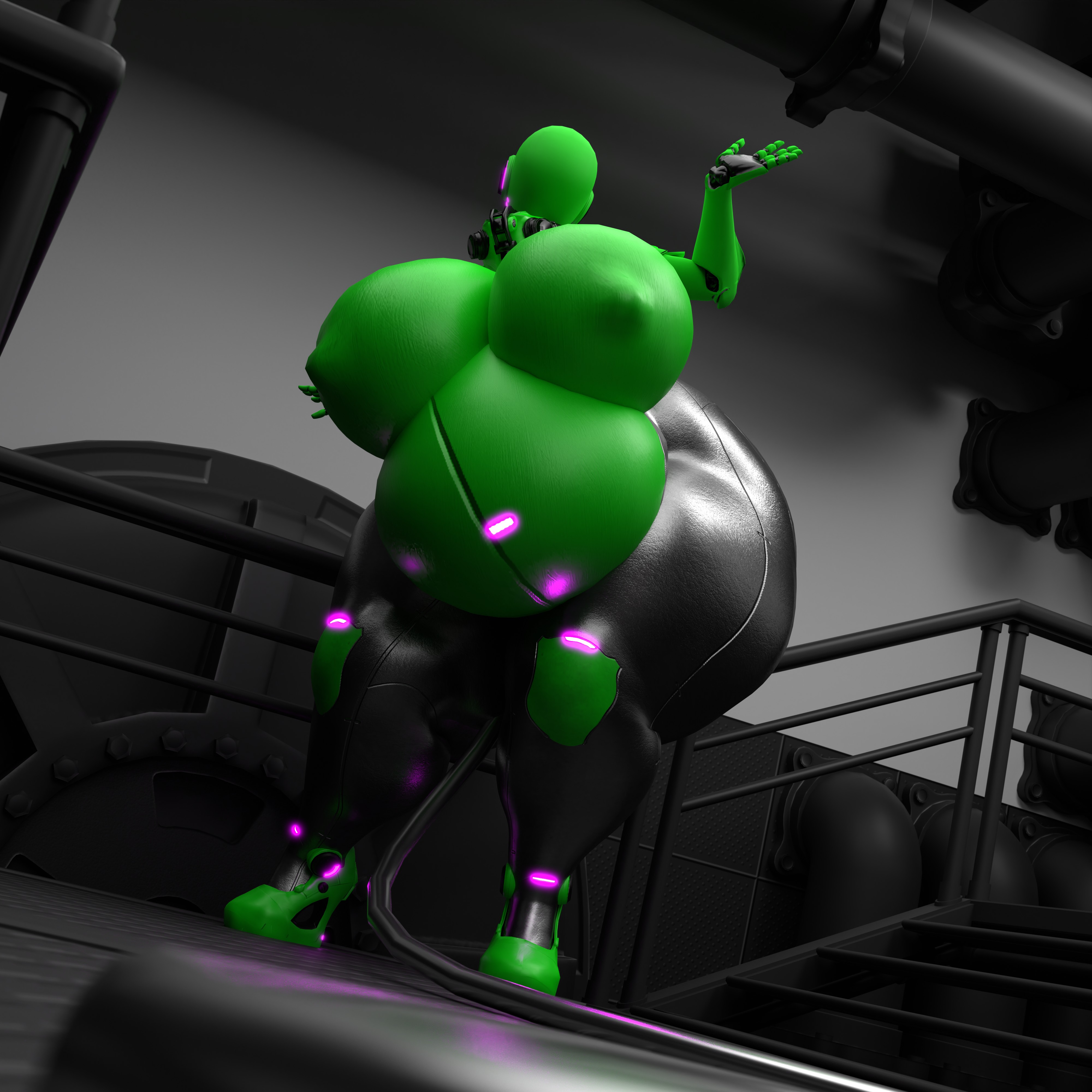 Rule 34 Big Breasts Breasts Female Haydee Haydee Game Qzk Forte Thick Thighs Vore Wide Hips