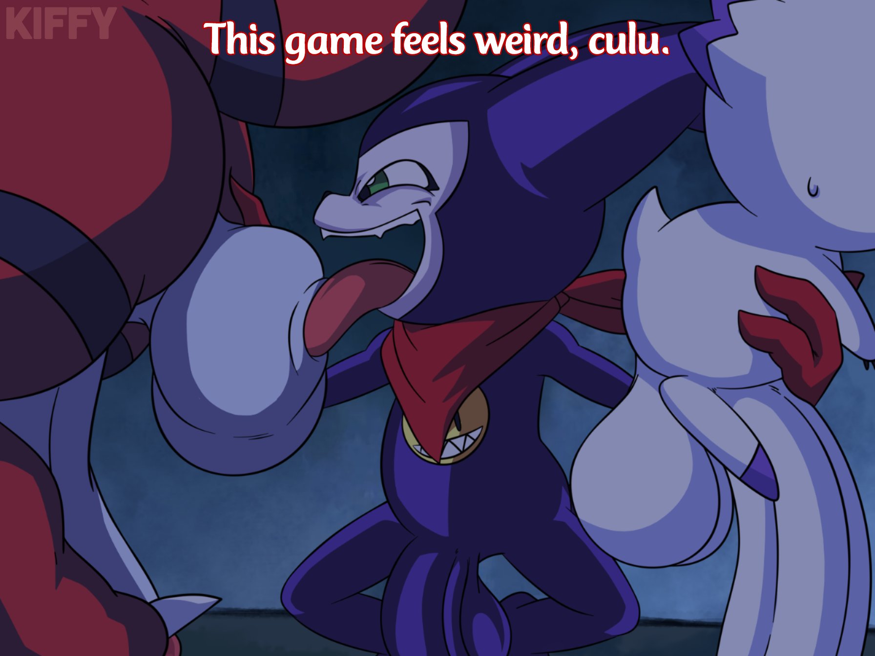 Rule 34 Crouching Culumon Digimon Digimon Species Digimon Tamers Gay Guilmon Impmon Kiffy