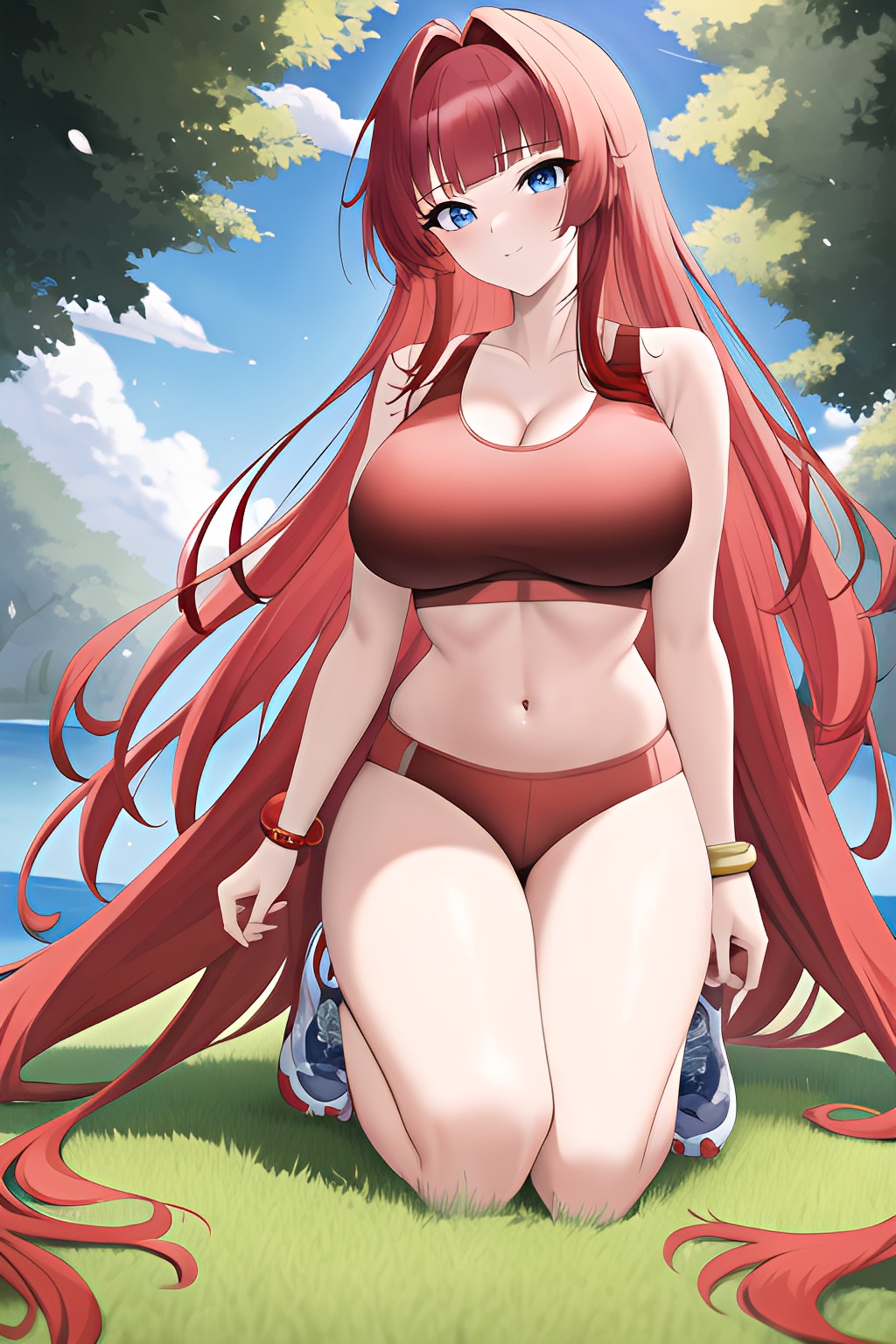 Rule 34 Ai Generated Big Breasts Looking At Viewer Red Hair Sports 3238