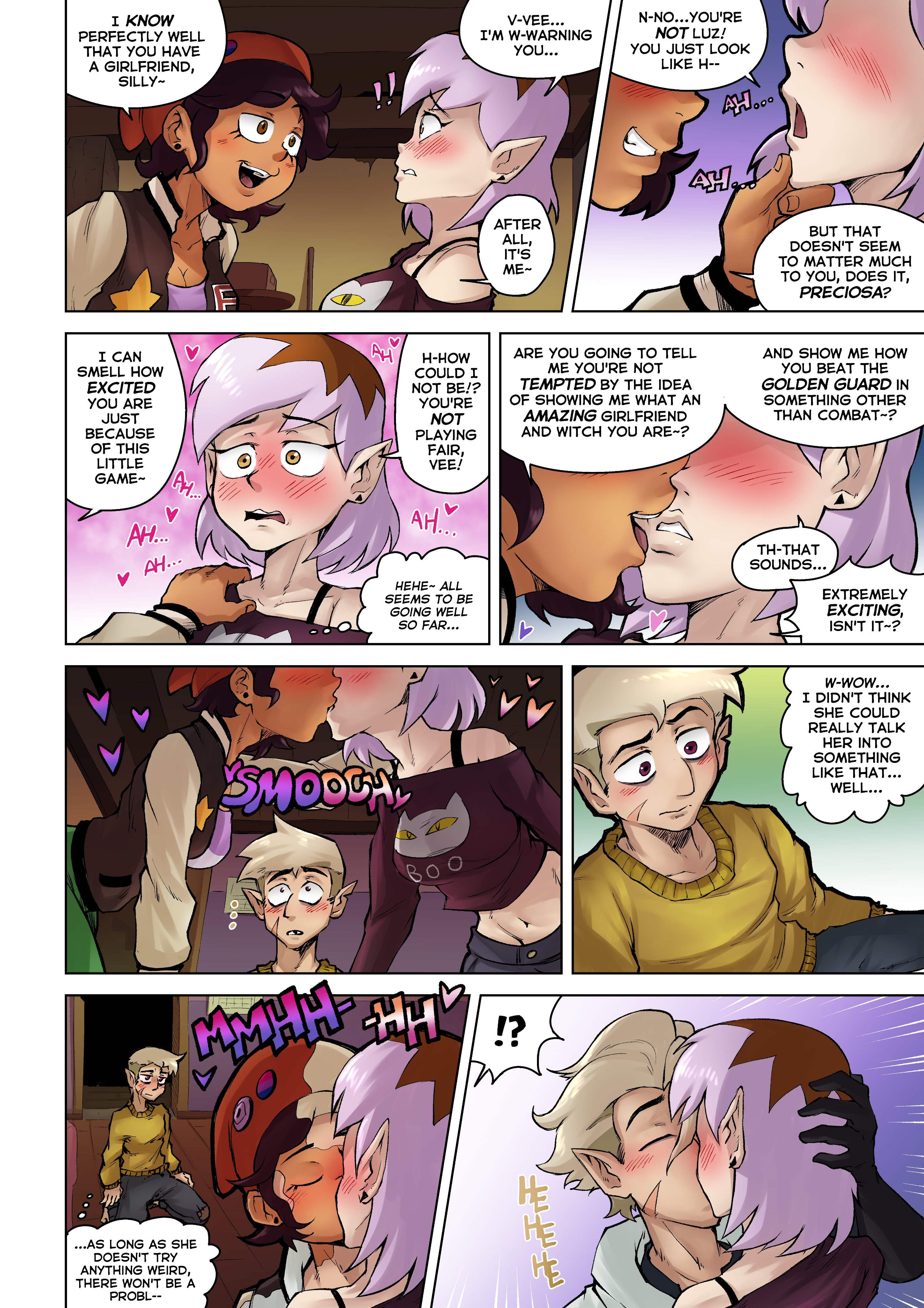 Rule 34 Amity Blight Bisexual Pride Colors Blonde Hair Brown Eyes 7729