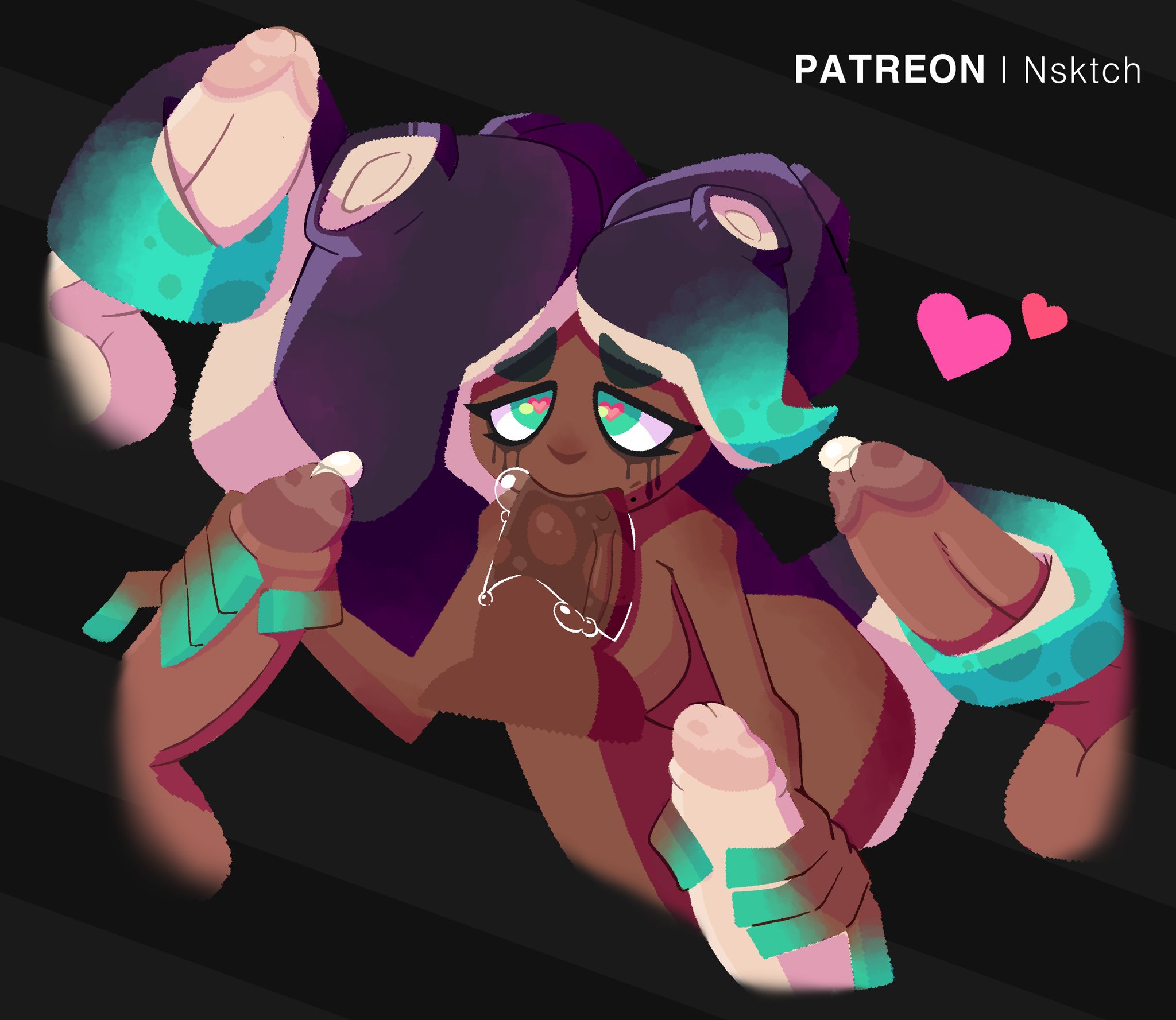 Rule 34 Blowjob Dark Skin Marina Splatoon N Sktch Off The Hook 3094