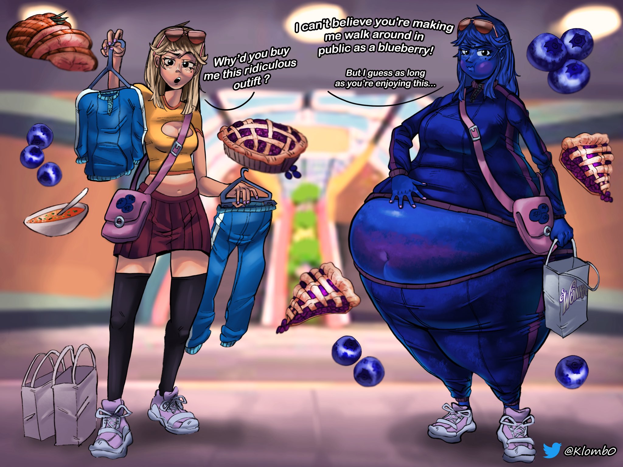 Rule 34 Big Breasts Blueberry Inflation Breasts Female Klomb0 8001349