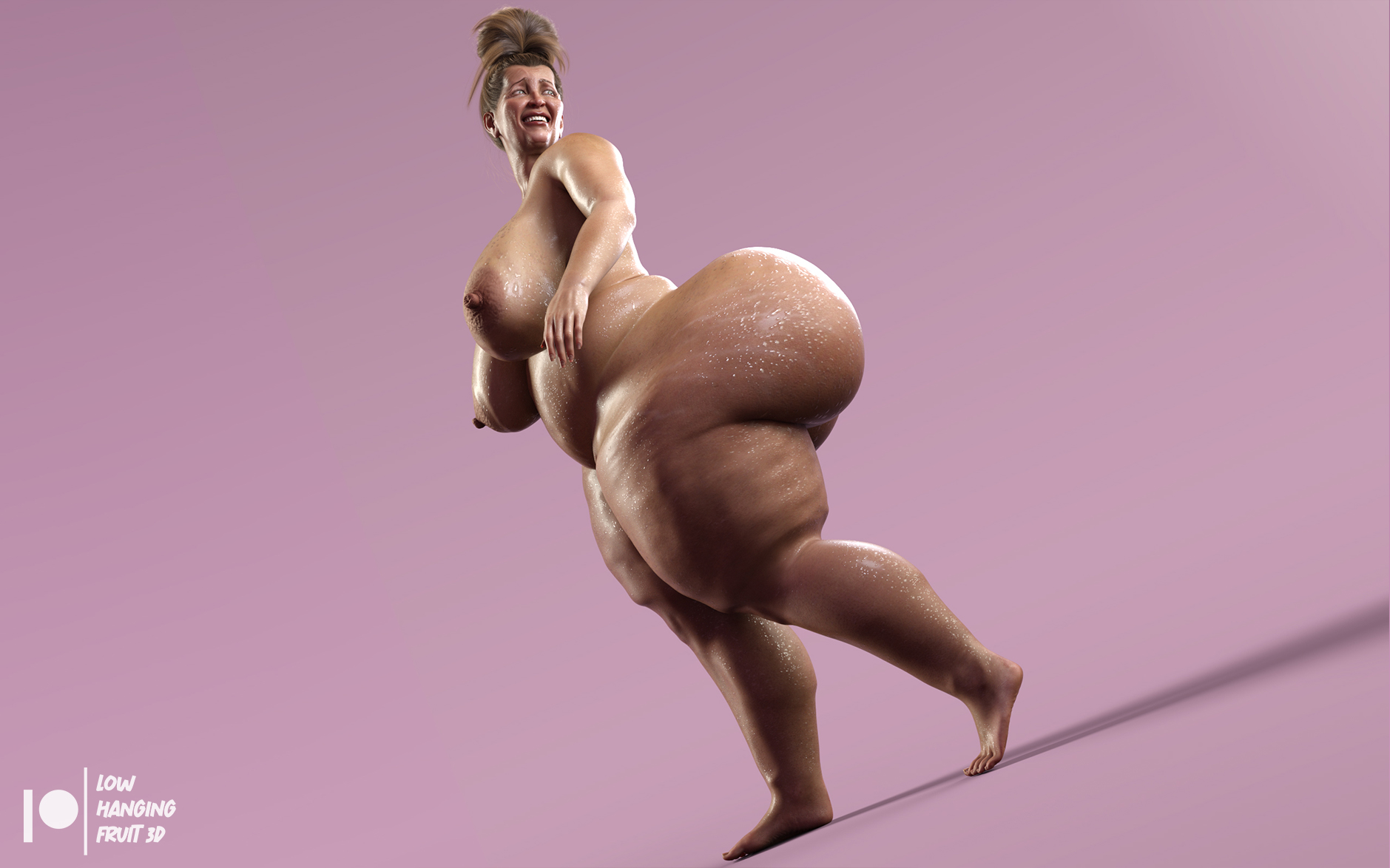 Rule 34 Areolae Ass Big Ass Big Butt Breasts Butt Focus Chubby Daz3d
