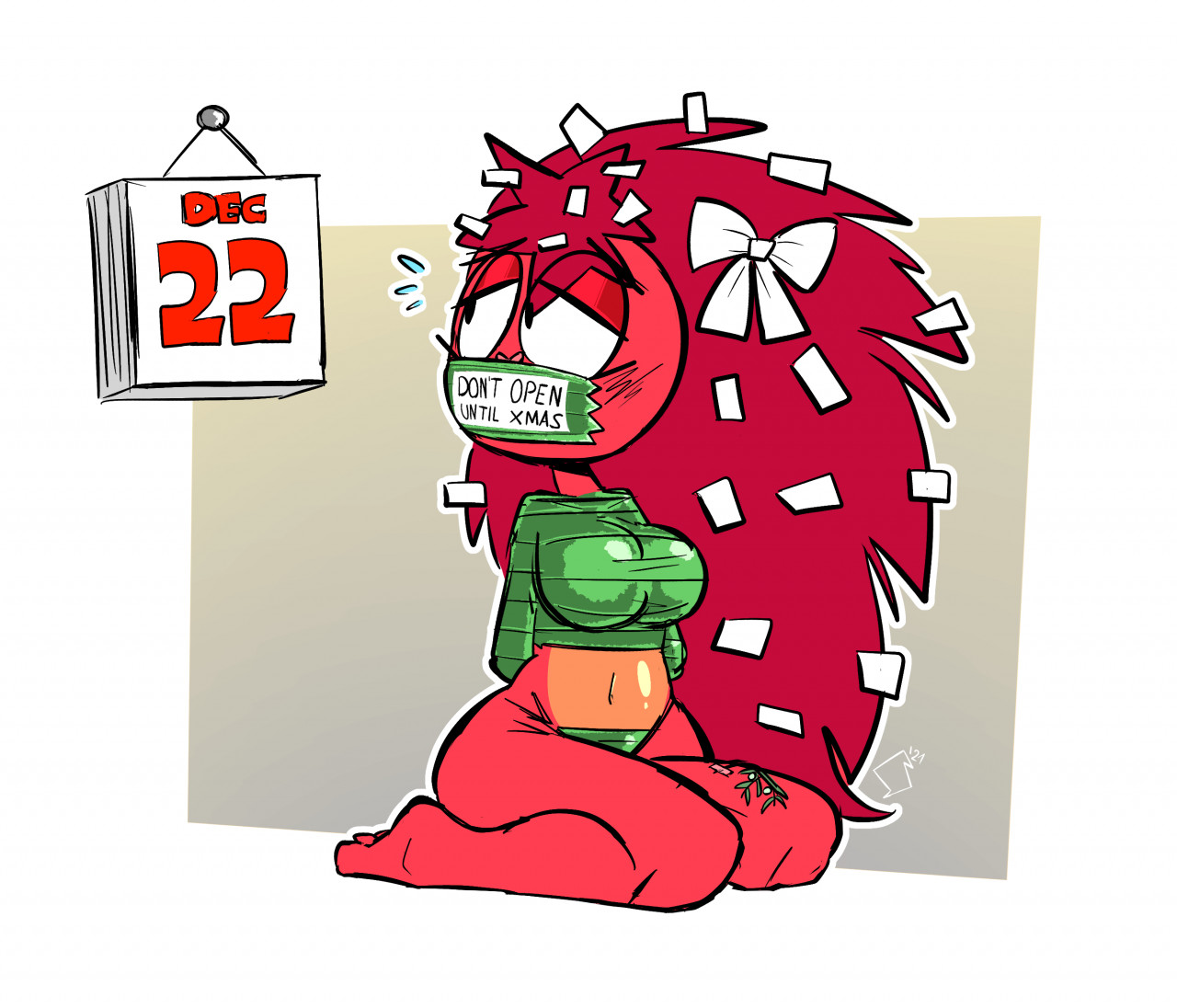 Rule 34 1girls 2021 Blush Bondage Bow Breasts Buxy Xyz Christmas Cleavage Female Female Only
