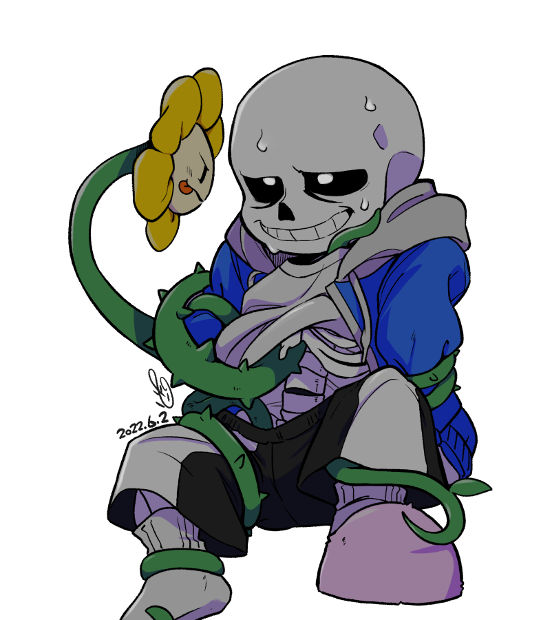Rule 34 Animated Skeleton Basho Lizard Clothed Flower Flowey The Flower Monster Pixiv Id