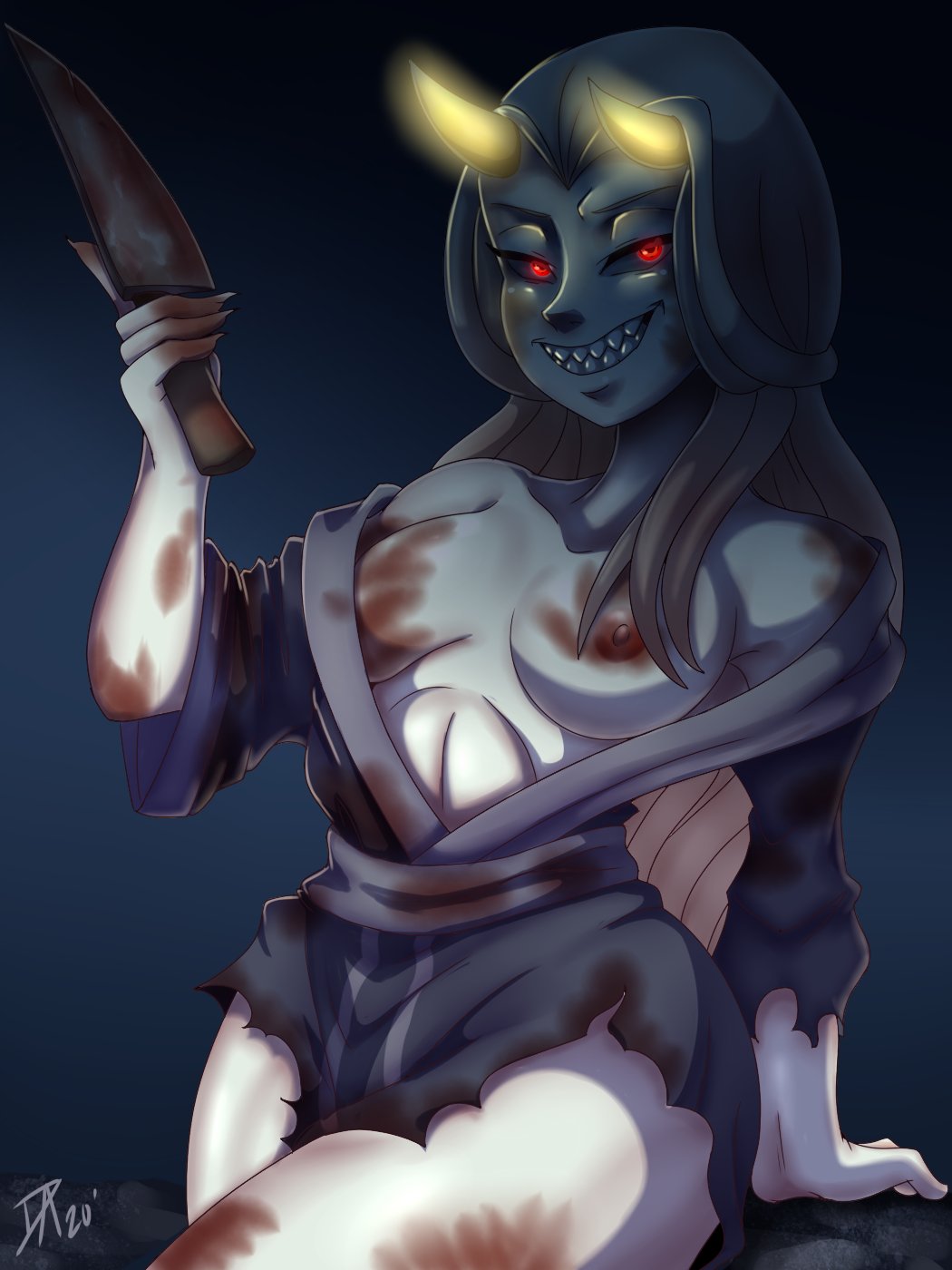 Rule 34 Breasts Cleavage Dalley Le Alpha Female Female Only Knife