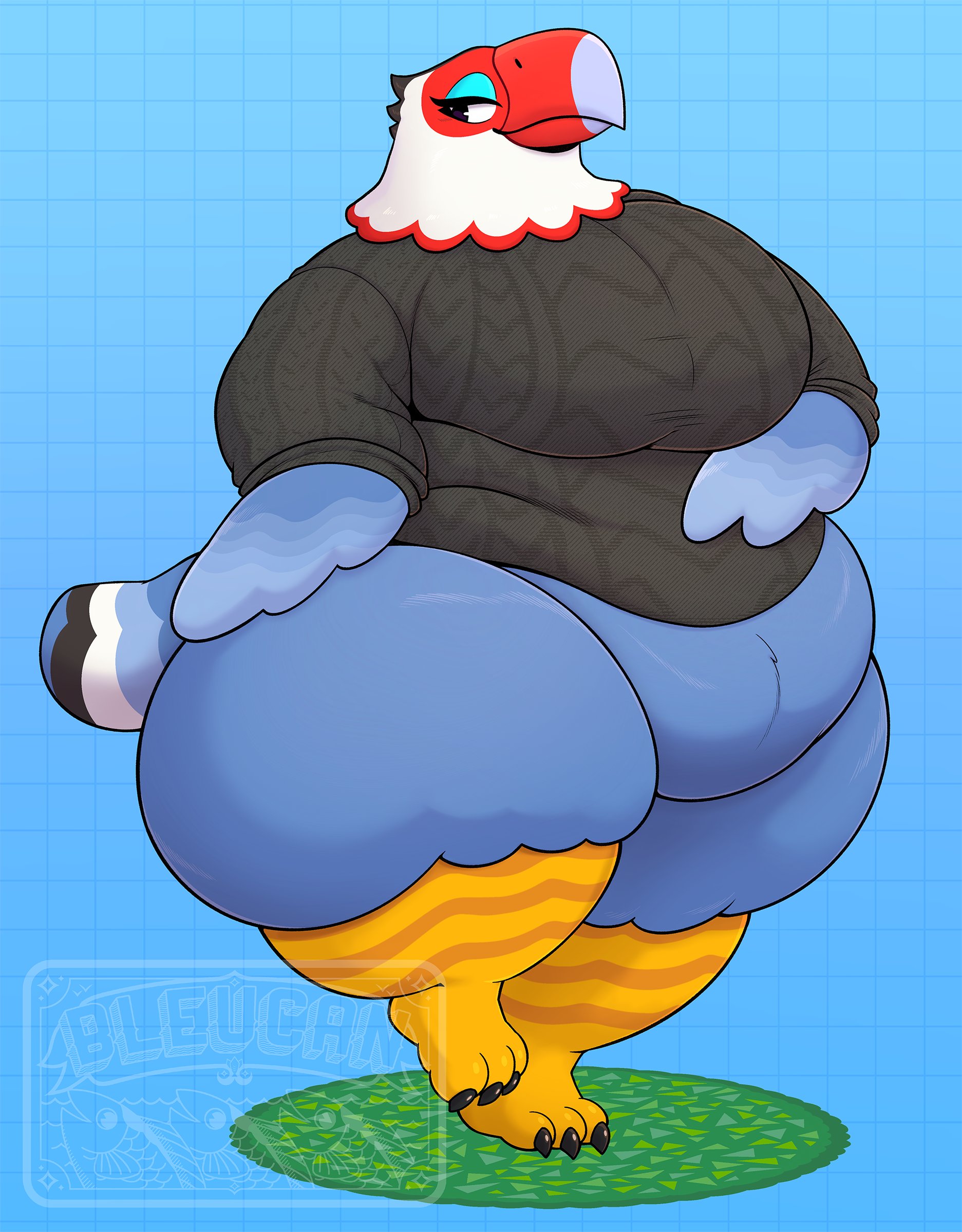 Rule 34 Big Breasts Bleucan Breasts Female Thick Thighs Wide Hips 8283361