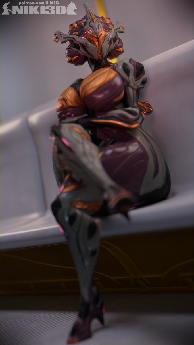 Rule 34 1girls 3d 3d Artwork Ass Breasts Huge Breasts Khora Warframe Large Breasts Niki3d