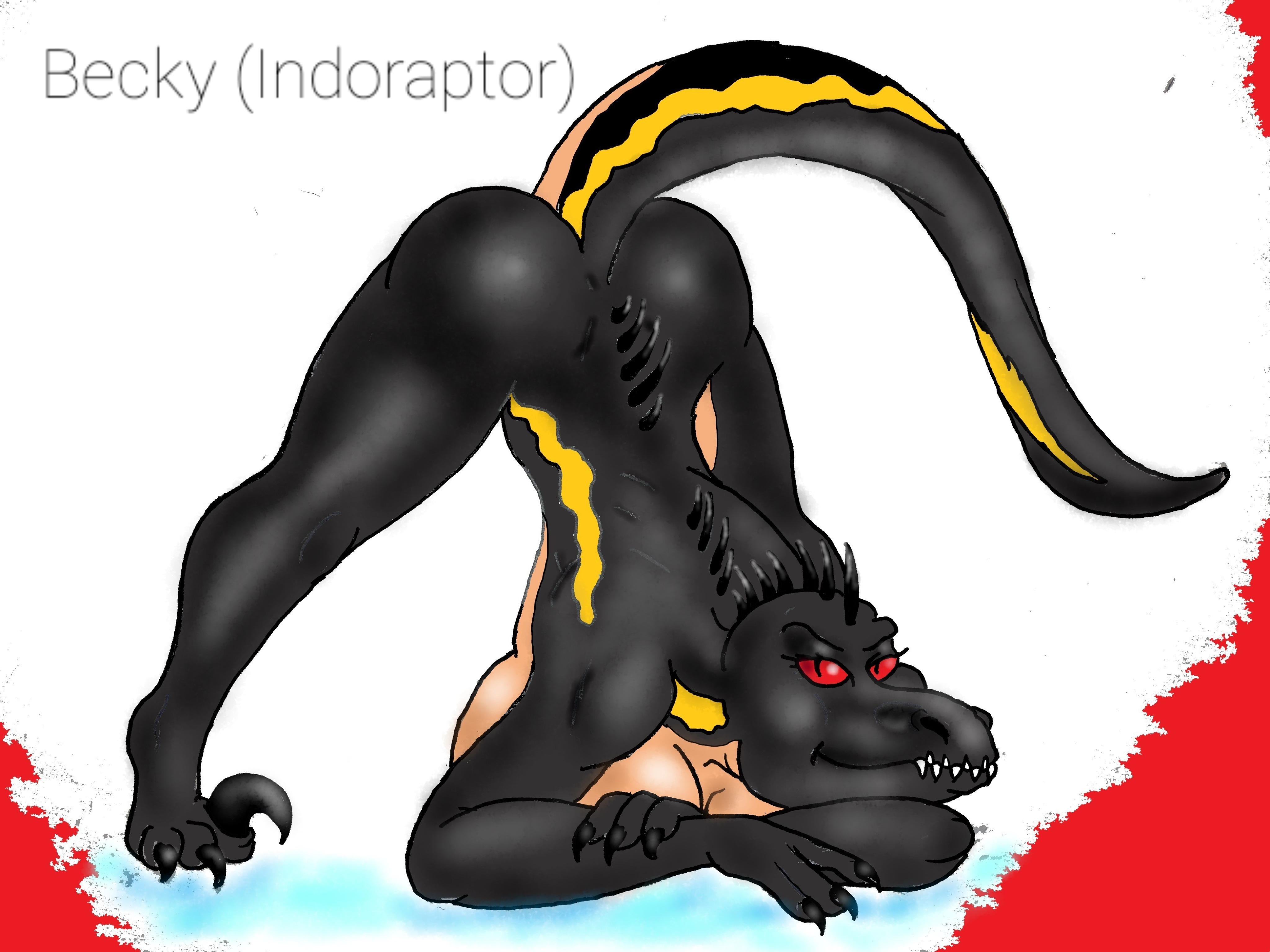 Rule 34 Anthro Ass Up Big Ass Big Breasts Big Butt Boobs Dinosaur Girl Guodzilla Indoraptor