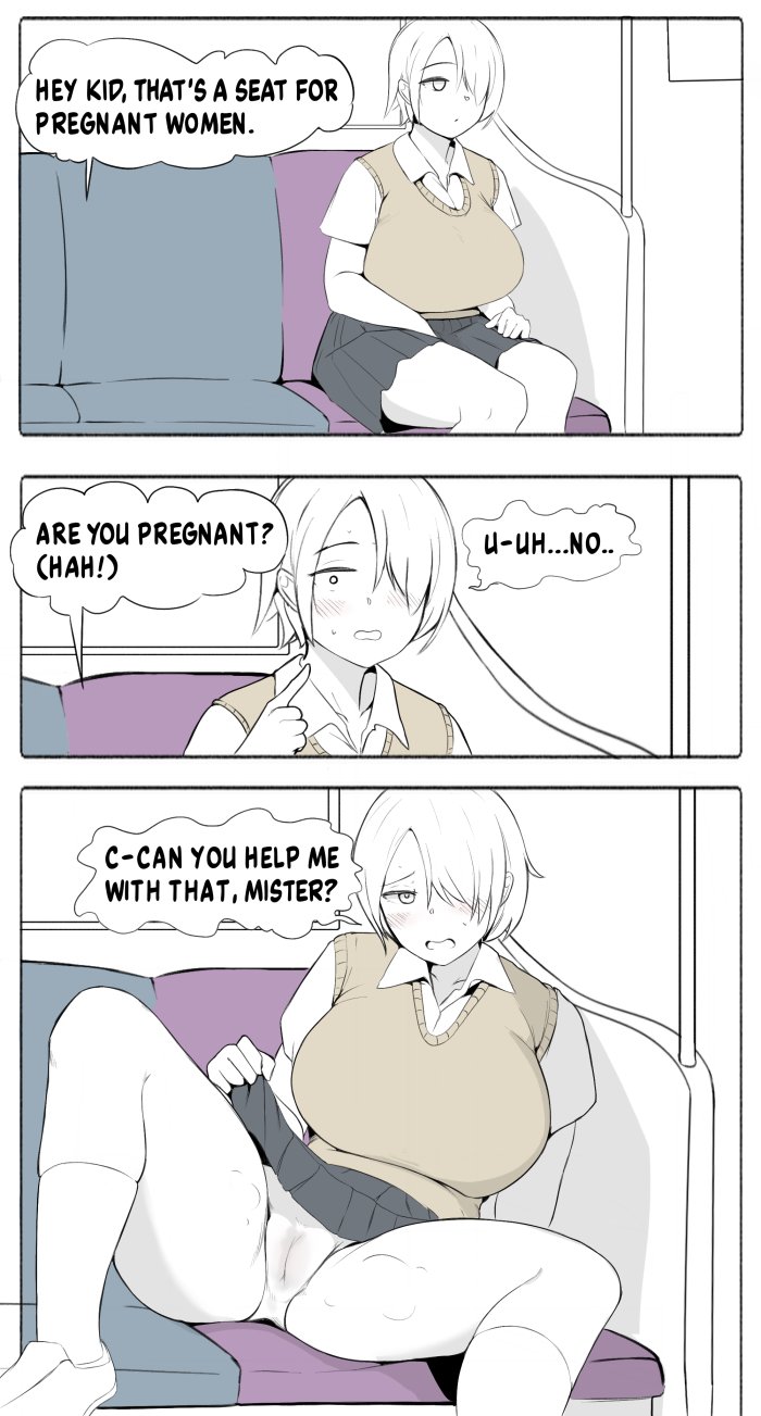 Rule 34 1girls 3 Panel Comic Asking For It Asking For Sex Big Breasts Blush Blushing Breasts