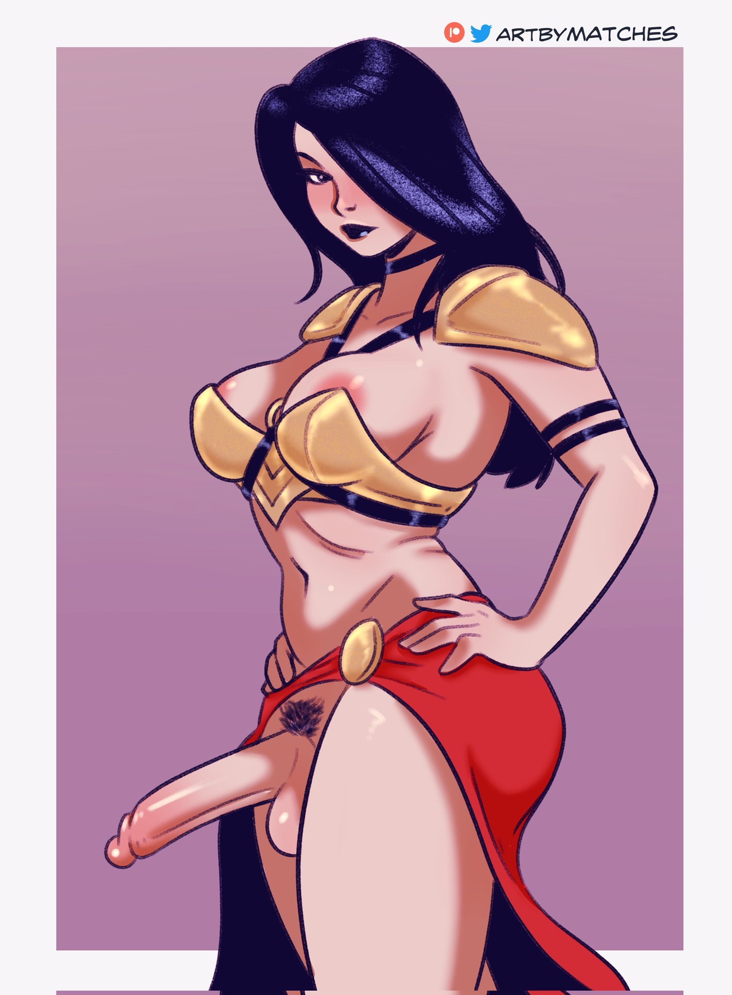 Rule 34 1futa Artbymatches Big Penis Futa Only Futanari Penis Pubic