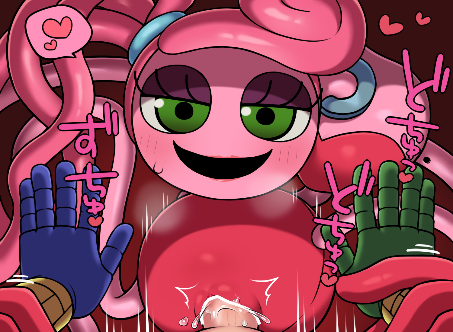 Rule 34 Green Eyes Male Pov Mommy Long Legs Pink Body Pink Hair Pink Skin Player Point Of View