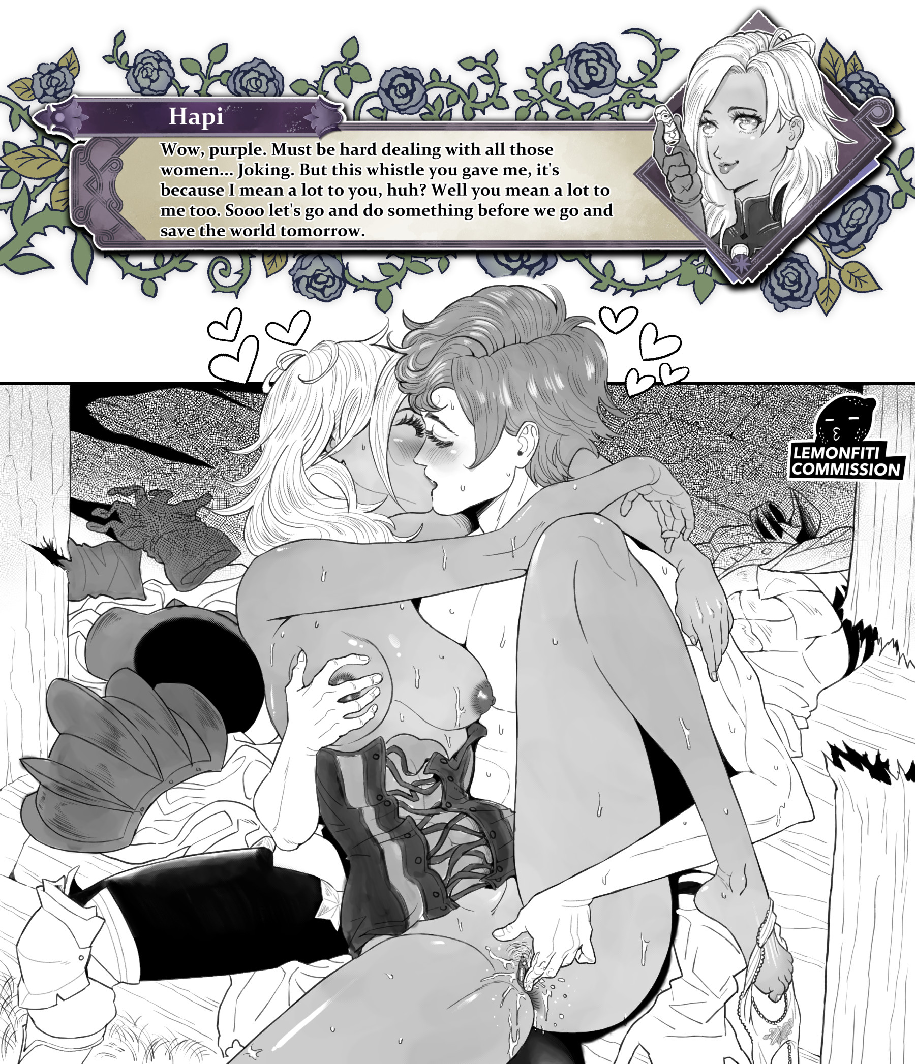 Rule 34 1boy 1girls 2koma Alternate Costume Alternate Hairstyle Blush 8470