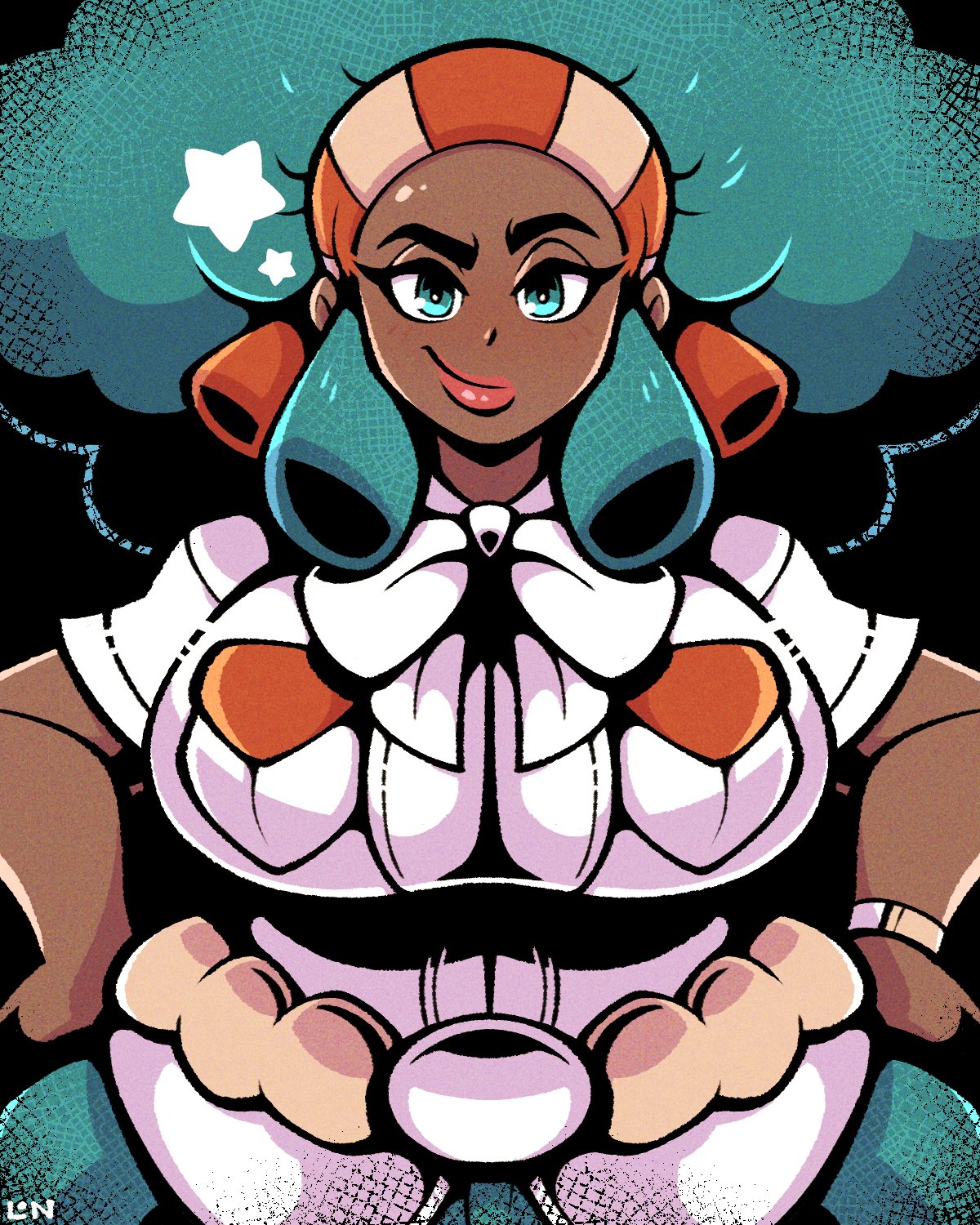 Rule 34 1girls Afro Breasts Dark Skinned Female Dark Skin Gamefreak