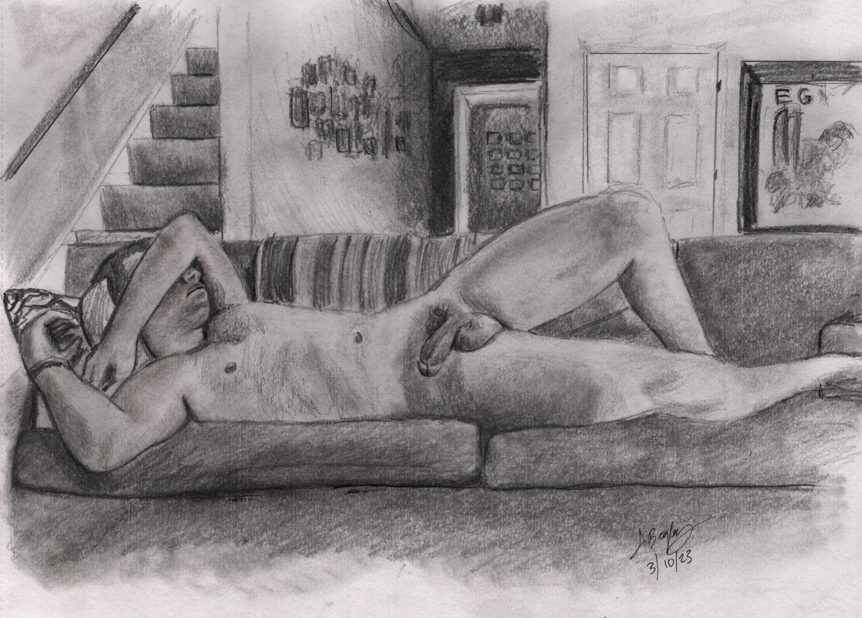 Rule 34 Bed Buddy Birthday Suit Cock Cock Out Dick Drawing Gay Gay