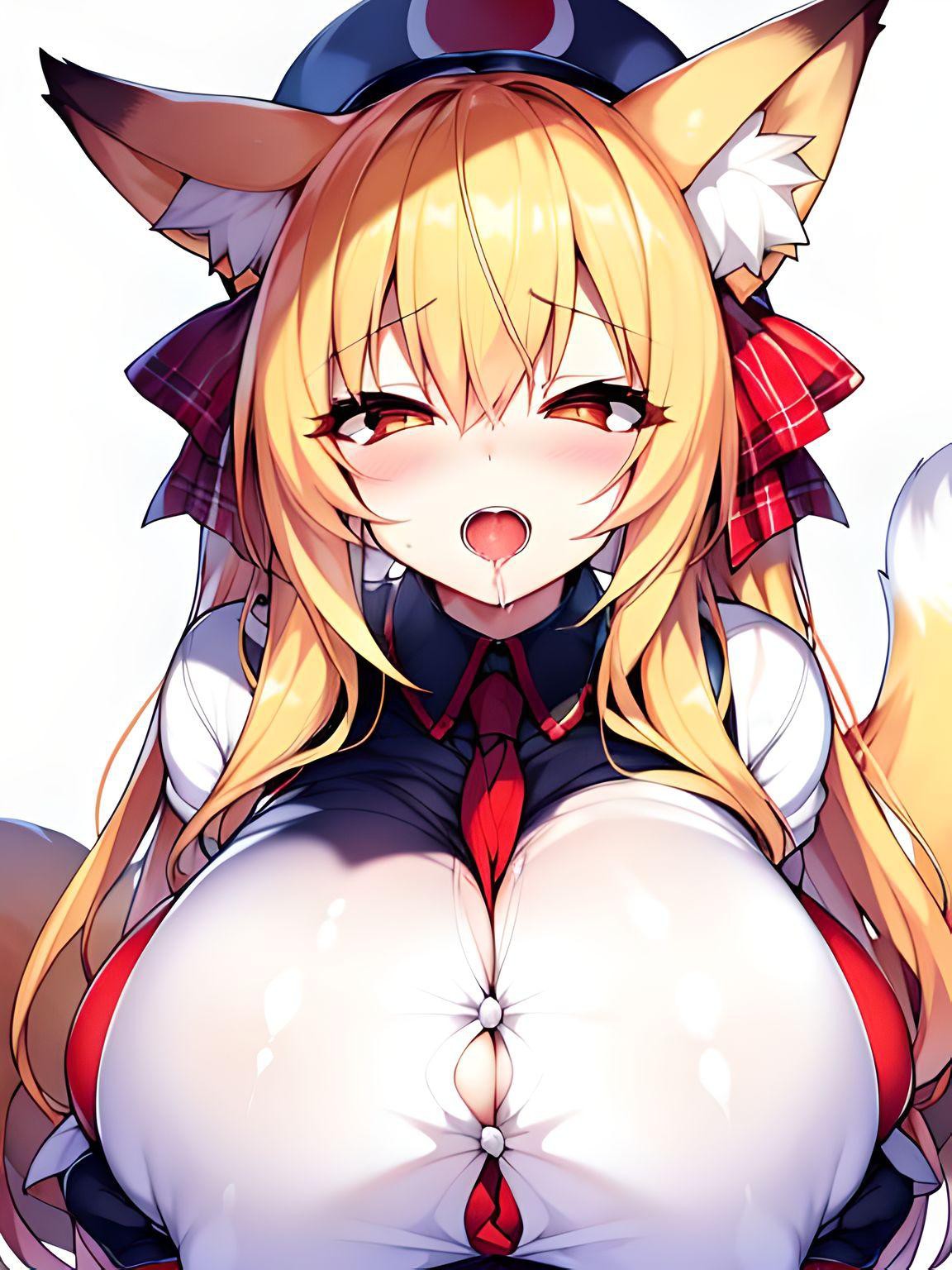 Rule 34 Ai Generated Blonde Hair Breasts Bigger Than Head Gigantic