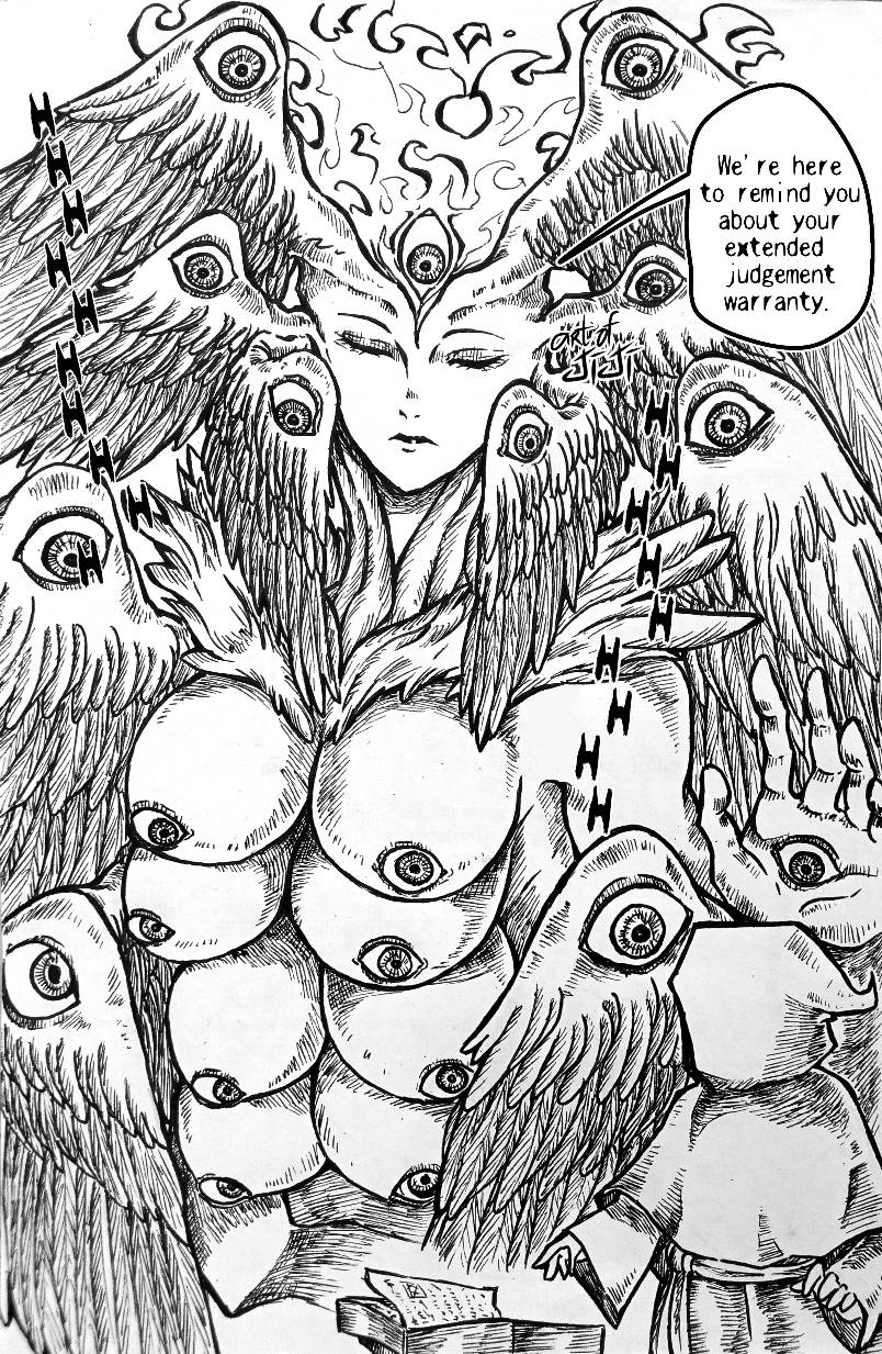 Rule 34 1boy 1girls Artofjiji Biblically Accurate Angel Breast Eyes 6152