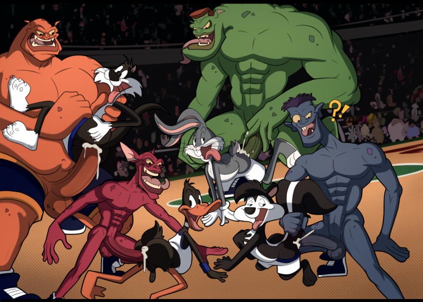 Rule 34 Anal Anthro Bang Space Jam Basketball Court Basketball Uniform Blanko Space Jam