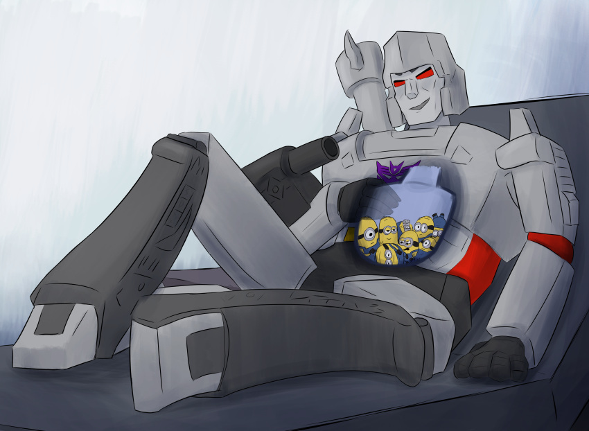 Rule 34 Despicable Me Internal View Internal Vore Male Pred Megatron