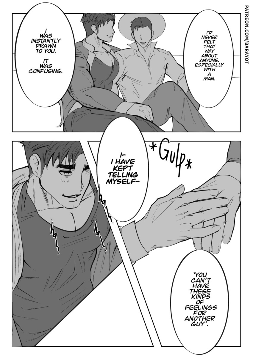 Rule 34 Alex Mullner Barayot Black And White Comic Comic Page Farmer Stardew Valley Gay Male