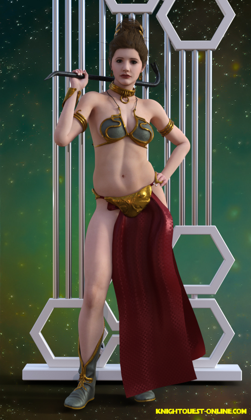 Rule 34 3d Brown Hair Crowbar Loincloth Pelvic Curtain Princess Leia 8260