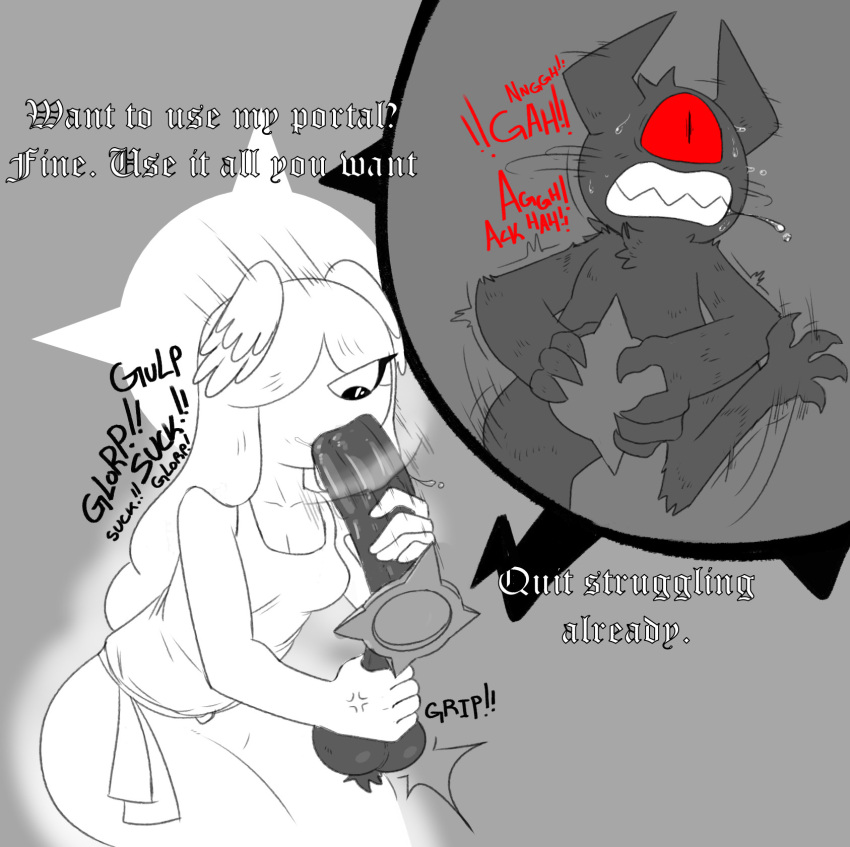 Rule 34 Angel Angry Angry Sex Ballbusting Balls Bodily Fluids Clenched Teeth Clothed Clothing