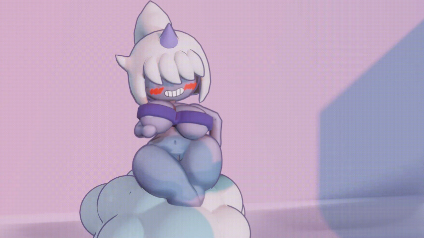 Rule 34 3dcg Animated Dazzi Pal Female Huge Breasts Pal Species